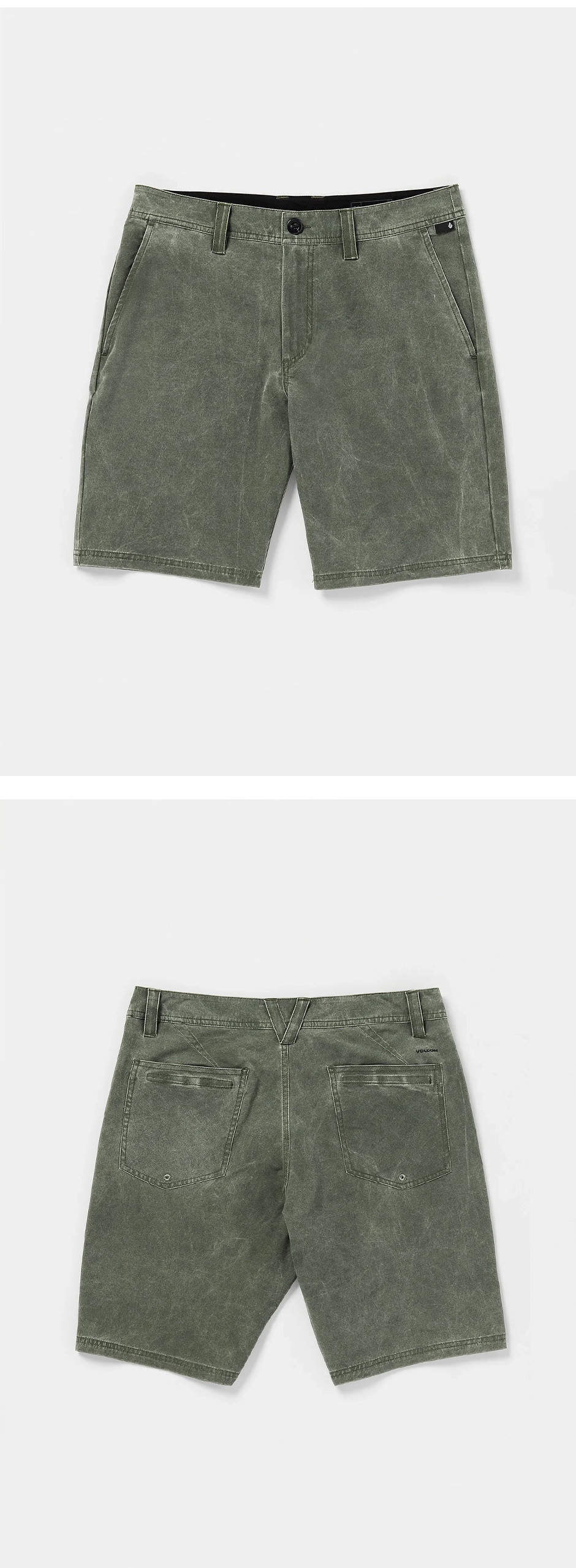 볼컴 스톤 페이드 하이브리드 쇼츠 19 카키 | VOLCOM | KREAM