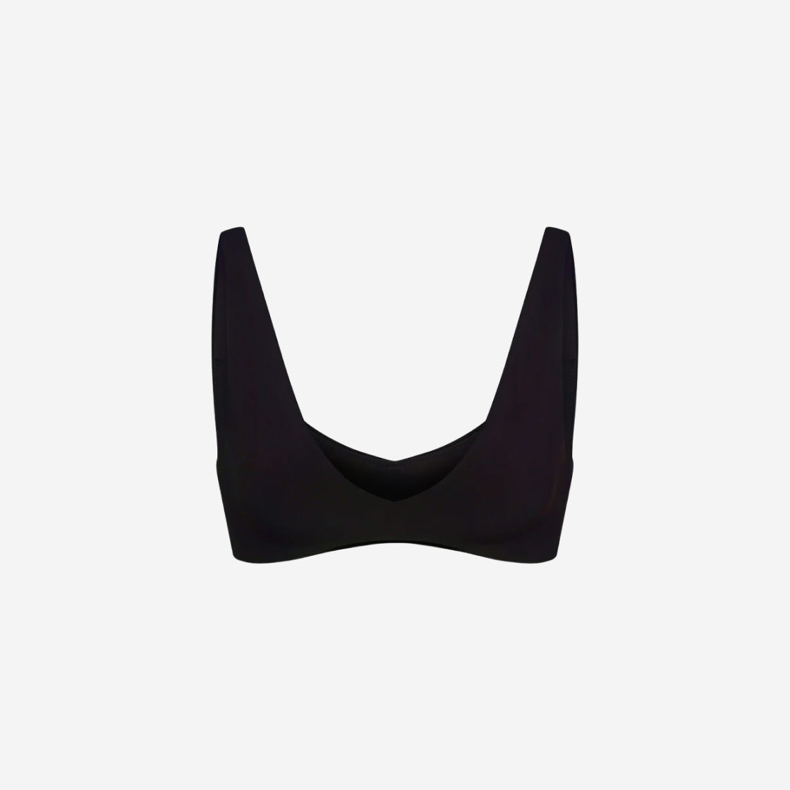 (W) 카이 스쿱 넥 비키니 탑 블랙 | Khy | KREAM