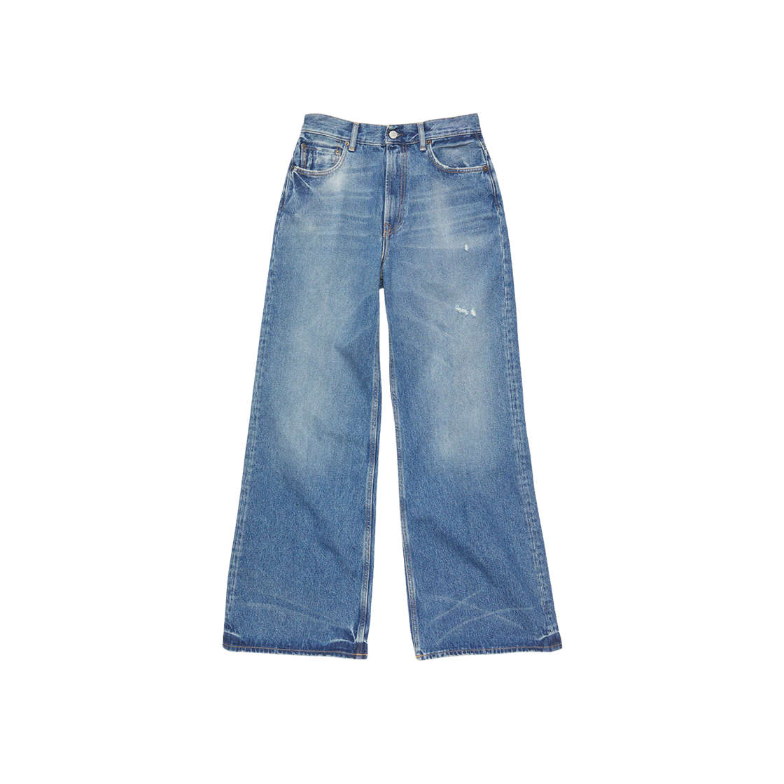 (W) 아크네 스튜디오 릴랙스드 핏 진 2022F 미드 블루 | Acne Studios | KREAM