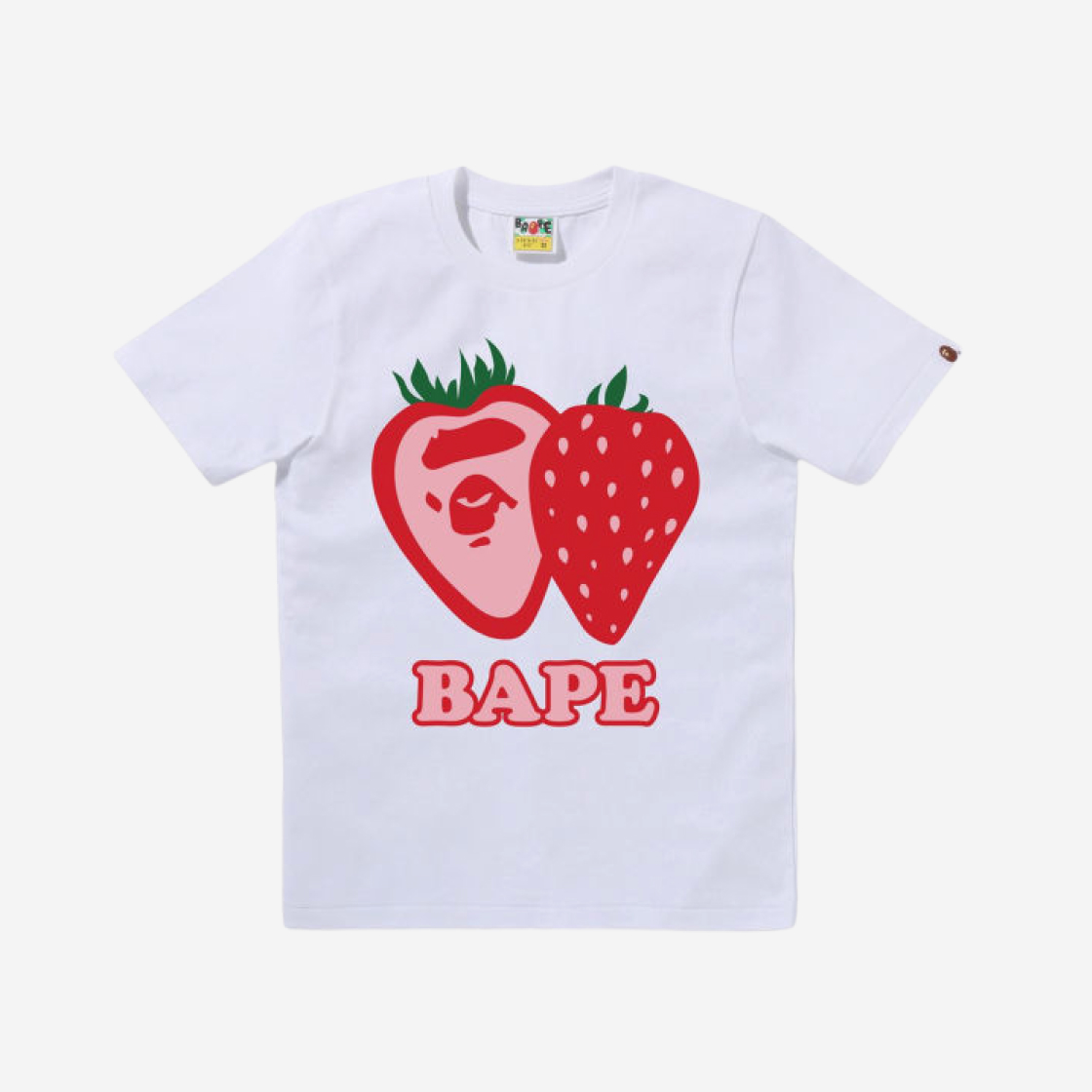 (W) 베이프 스트로베리 티셔츠 화이트 | BAPE | KREAM