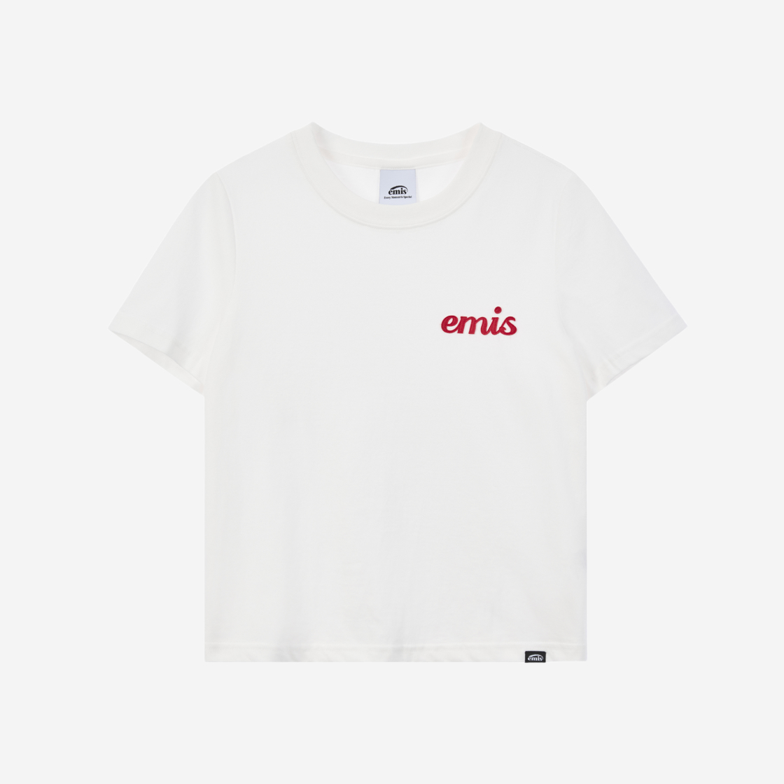 (W) 이미스 아플리케 티셔츠 화이트 | Emis | KREAM