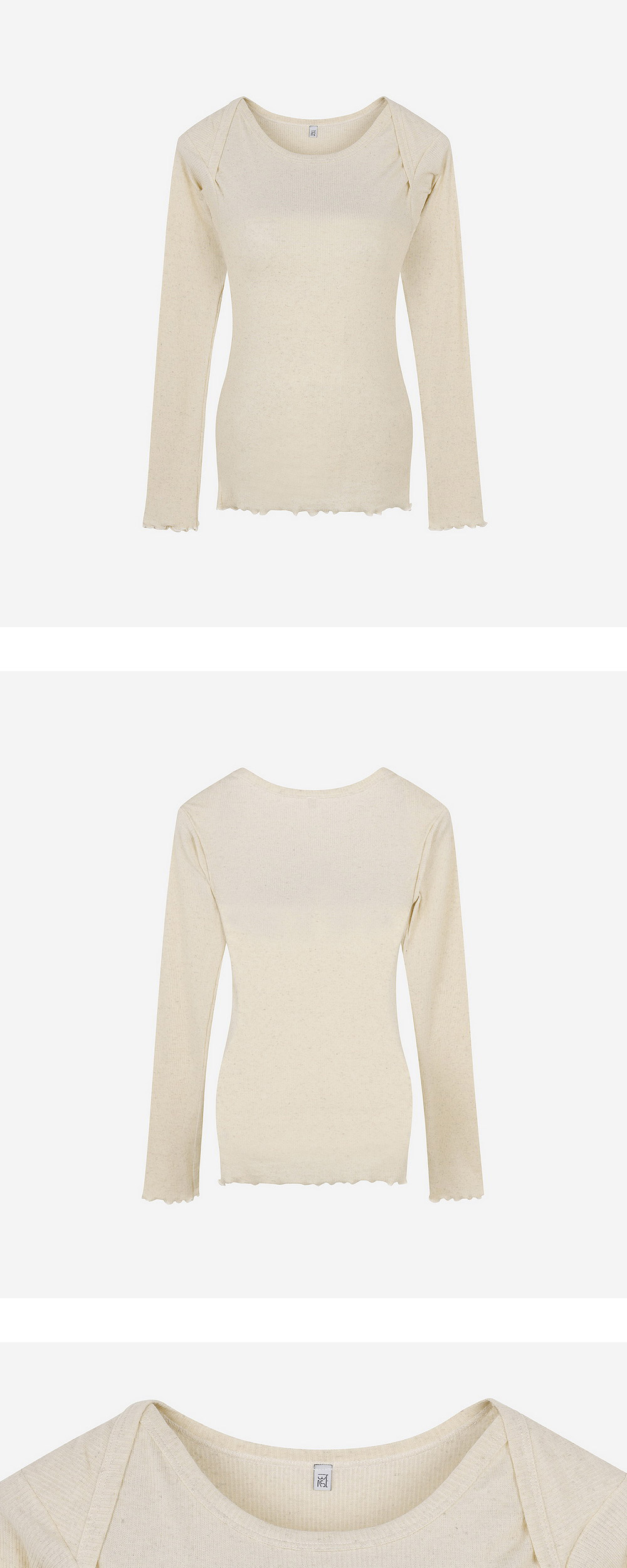 베이스레인지 우먼 디스크 롱 슬리브 언다이드 - 24FW | Baserange | KREAM