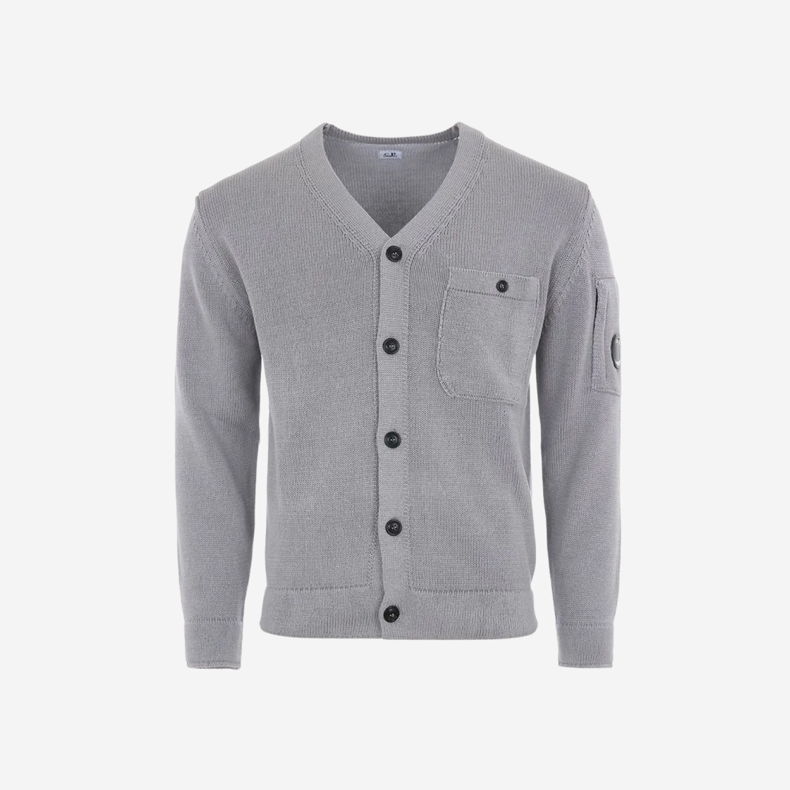 C.P. 컴퍼니 컴포트 코튼 가디건 드리즐 그레이 - 24SS | C.P. Company | KREAM