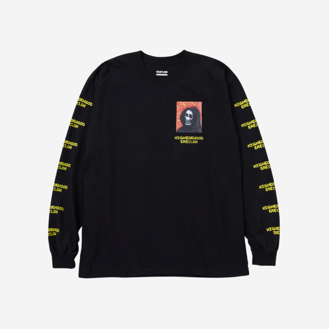 네이버후드 x 바빌론 티셔츠 롱슬리브 2 블랙 | Neighborhood | KREAM