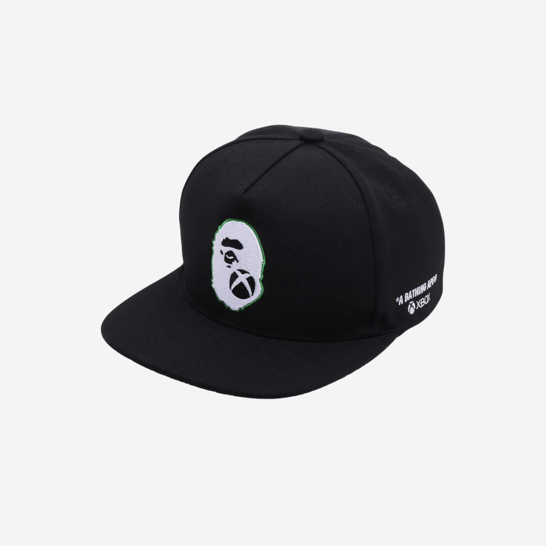 베이프 x 엑스박스 스냅백 캡 블랙 | BAPE | KREAM