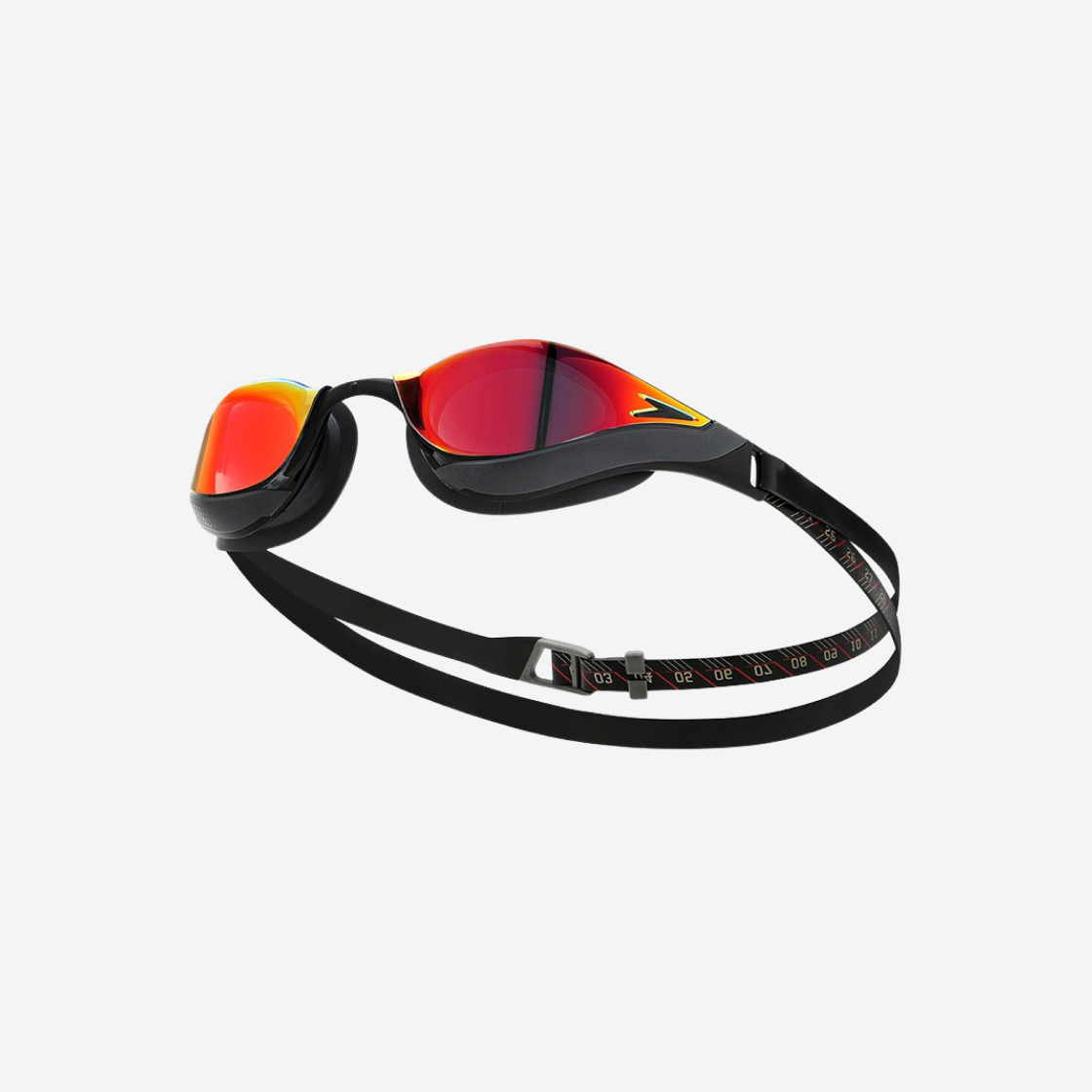 스피도 패스트스킨 퓨어 포커스 미러 스윔 고글 블랙 레드 - 아시아 핏 | Speedo | KREAM