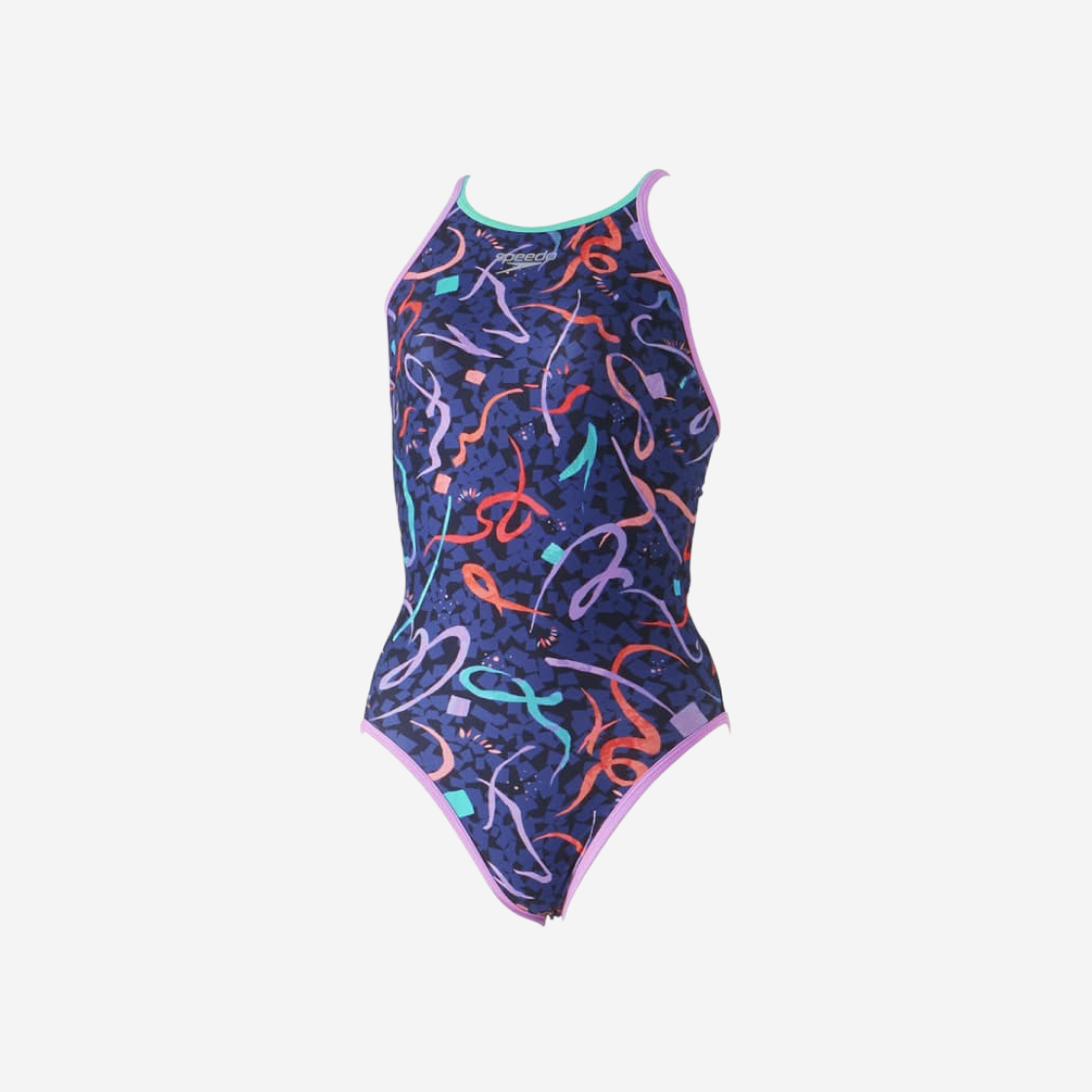 (W) 스피도 펠리시테이션 원피스 턴스 네이비 퍼플 | Speedo | KREAM