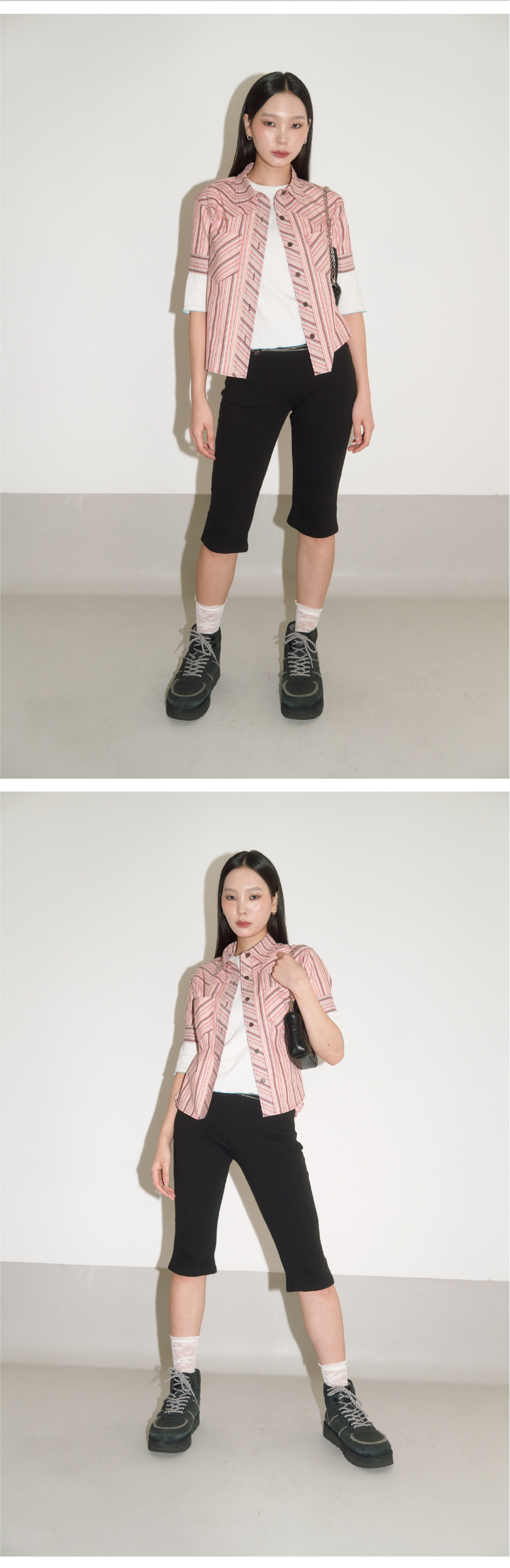 헤레틱 바이커 쇼츠 블랙 | HERETIC | KREAM