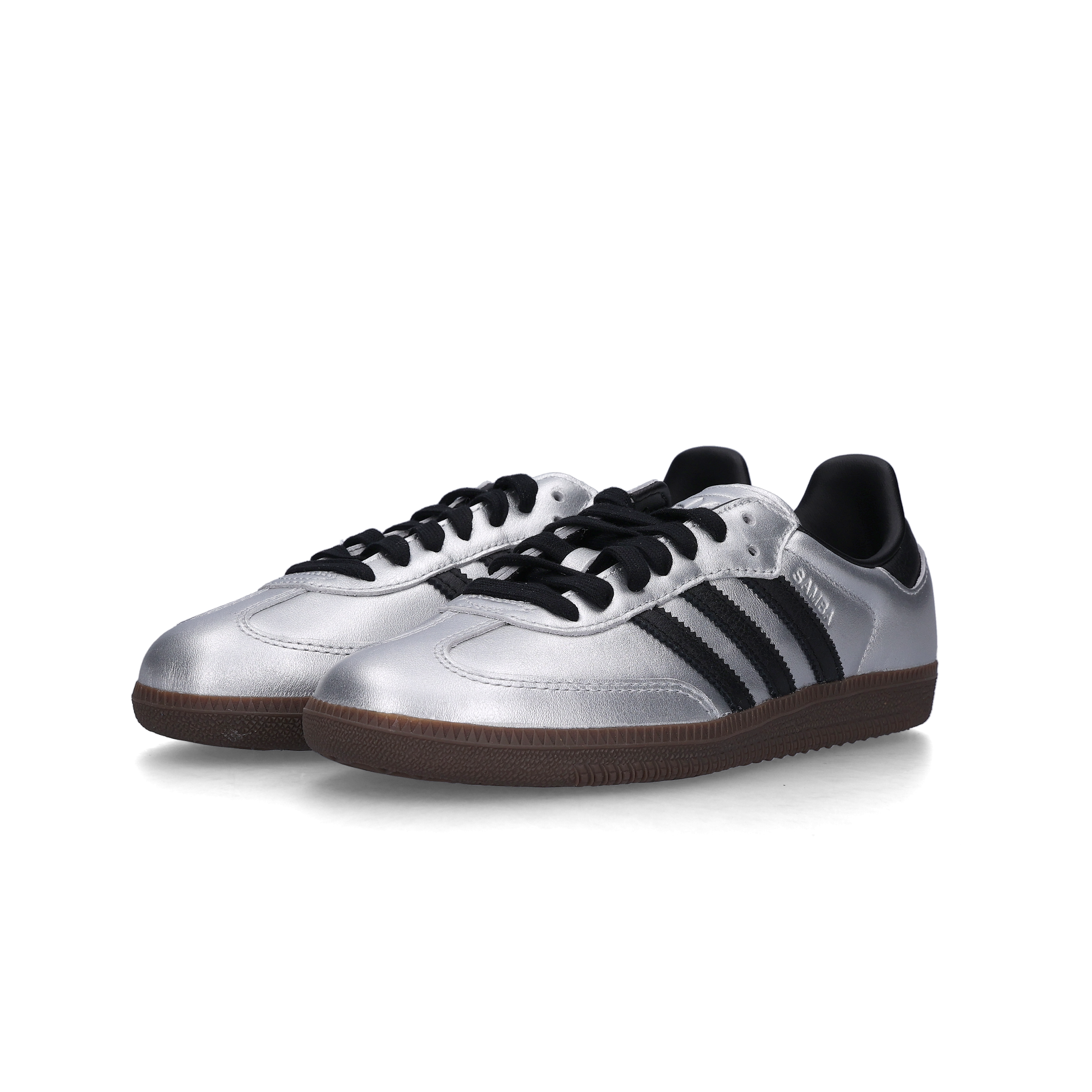 (W) 아디다스 삼바 OG 실버 메탈릭 코어 블랙 검 | KREAM
