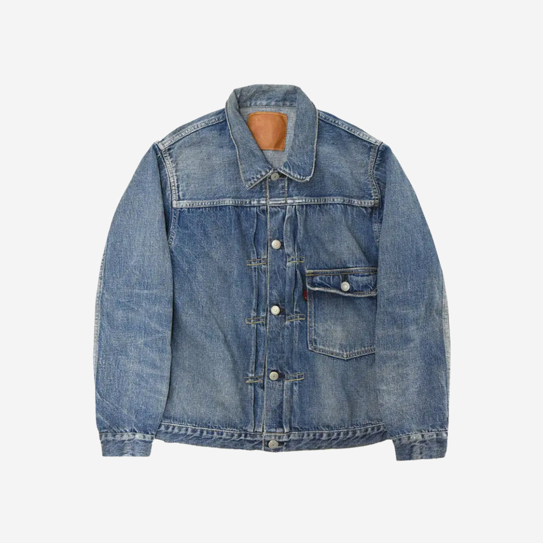 풀카운트 2978 2107SS 타입1 데님 자켓 (슈퍼 스무스) 다트포드 인디고 블루 | Fullcount | KREAM