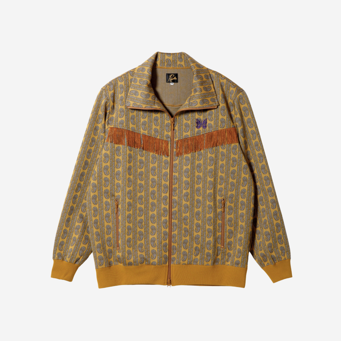니들스 프린지 트랙 자켓 폴리 JQ 옐로우 | Needles | KREAM