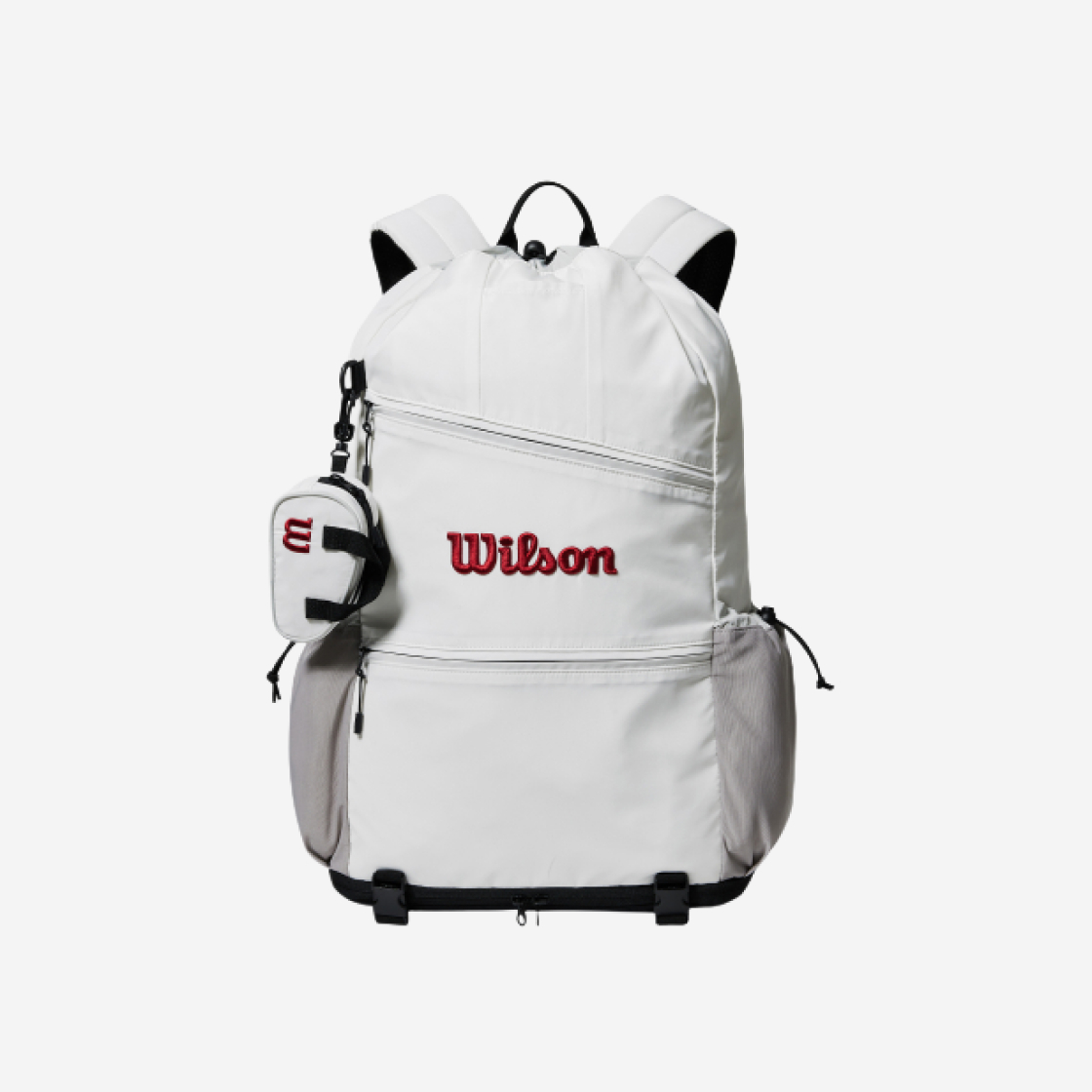 윌슨 테니스 드로우스트링 백팩 화이트 | Wilson | KREAM