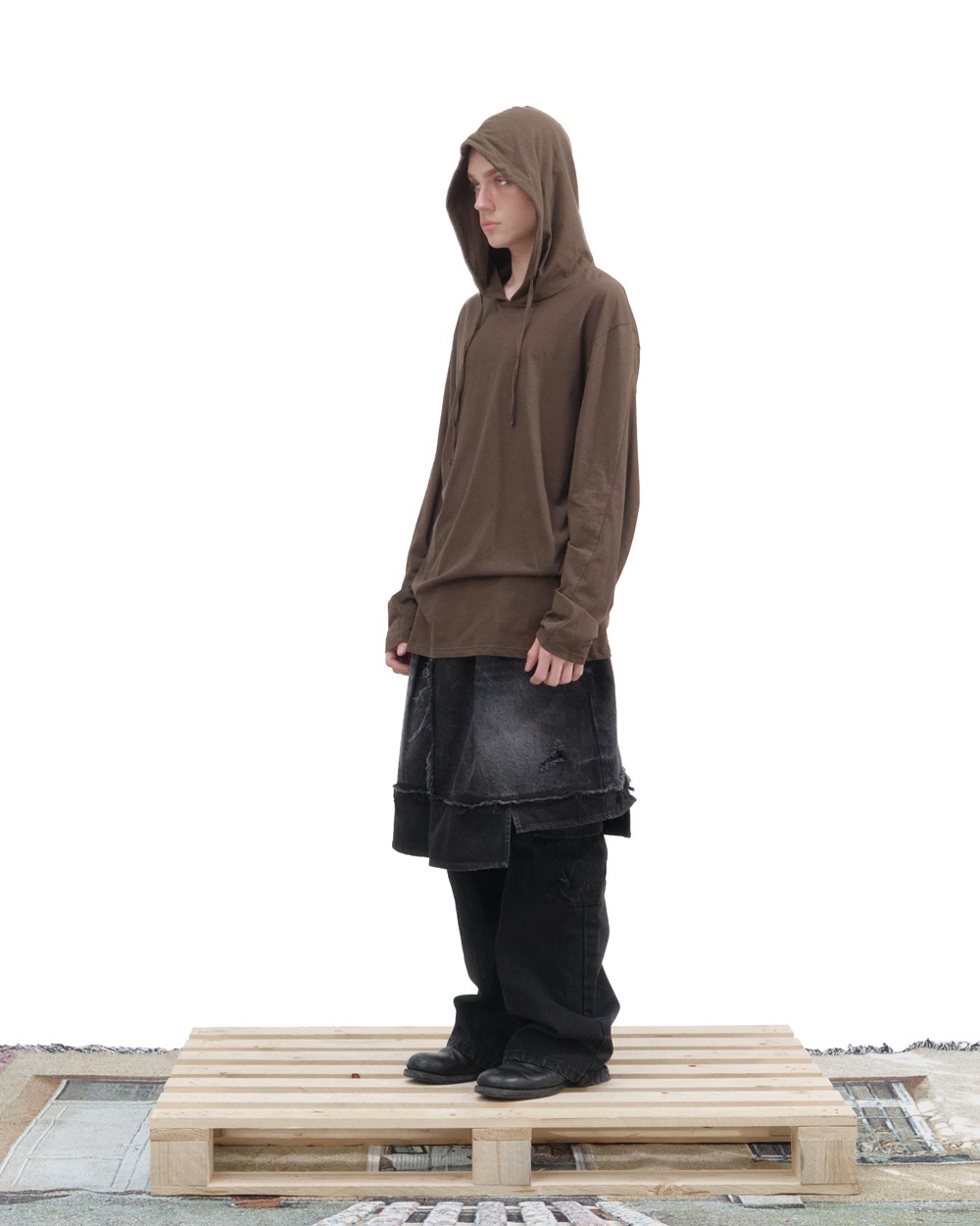 에크라손 싱글후드 올리브 | ECRZN | KREAM