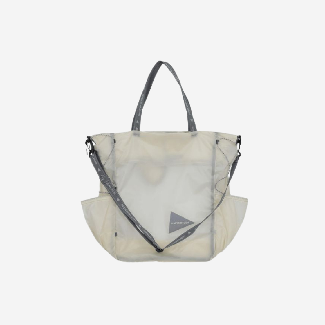 앤드 원더 실 토트백 오프 화이트 | And Wander | KREAM