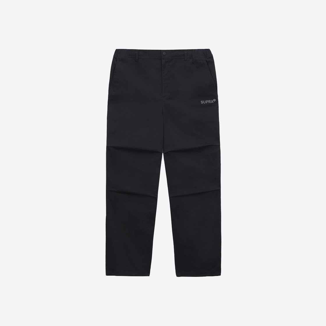 수프라 파라슈트 우븐 와이드 팬츠 블랙 | Supra | KREAM