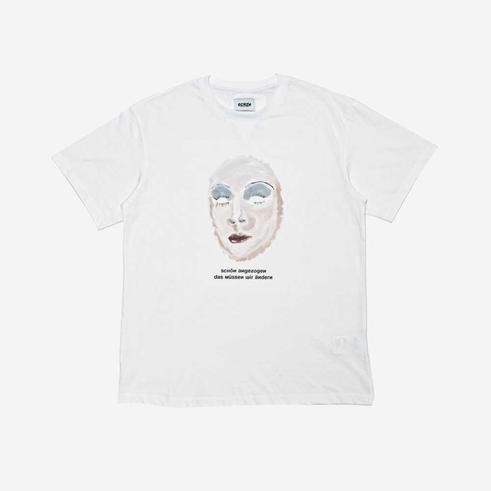 에크라손 존메이크업 티셔츠 화이트 | ECRZN | KREAM