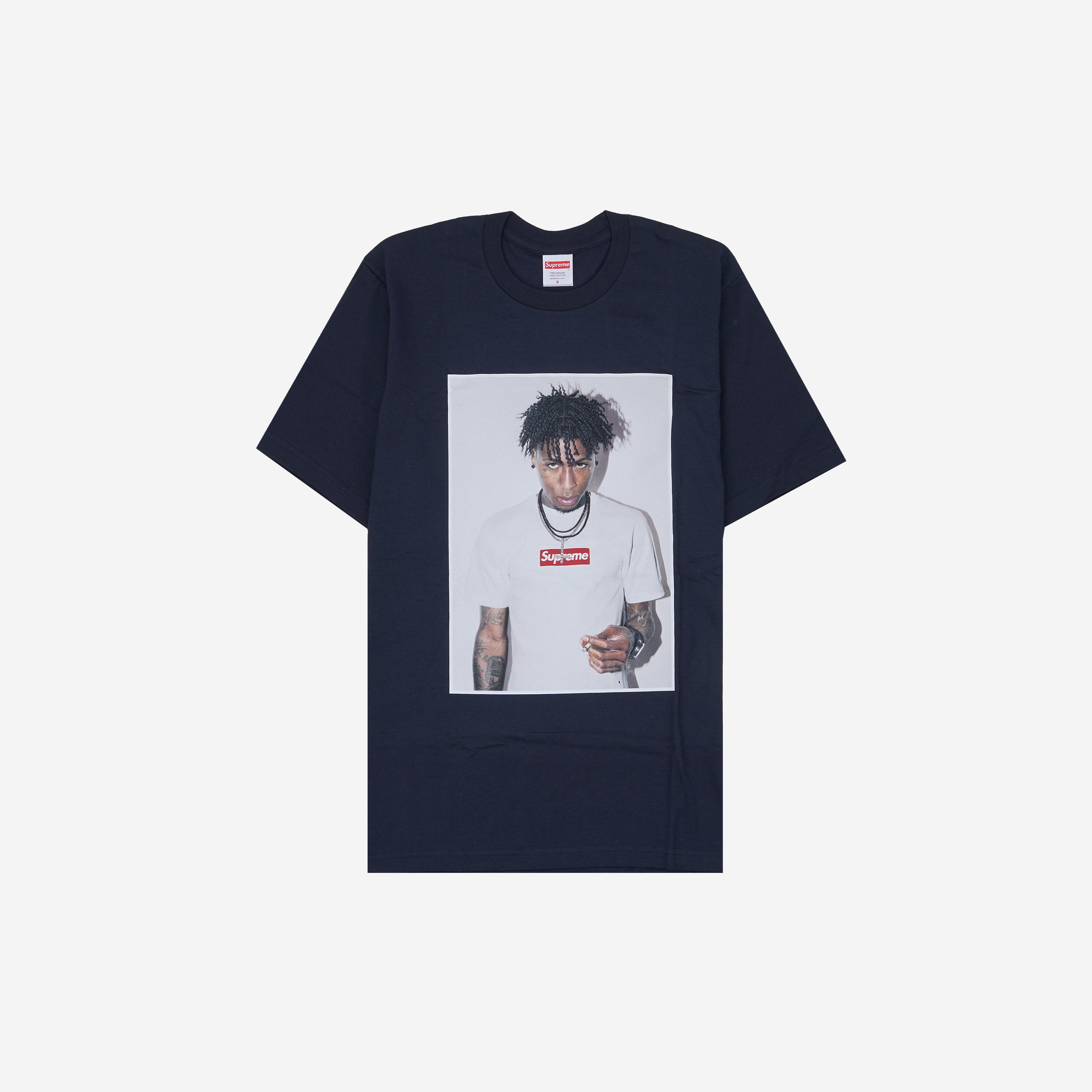 슈프림 NBA 영보이 티셔츠 네이비 - 23FW | KREAM