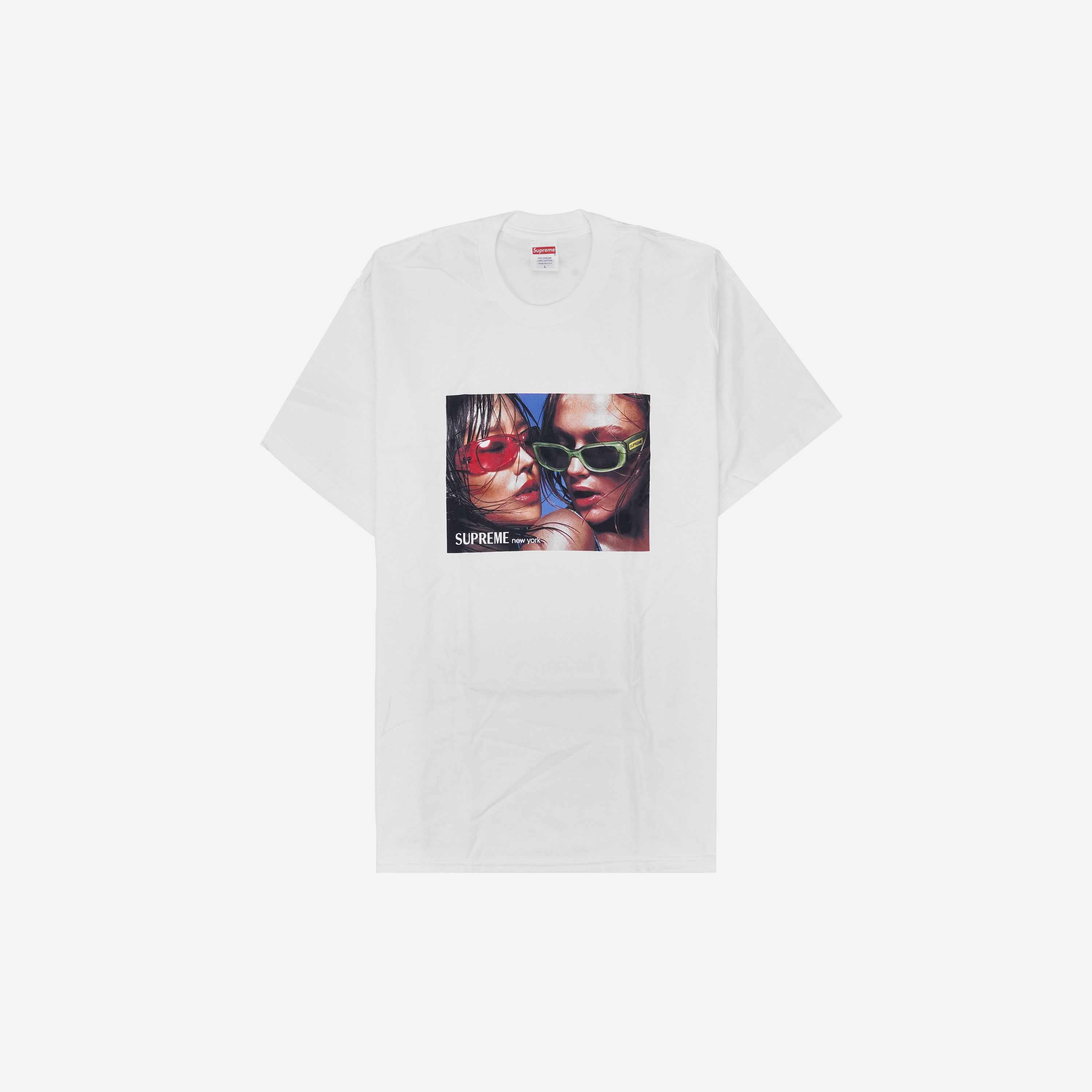 슈프림 아이웨어 티셔츠 화이트 - 23SS | KREAM