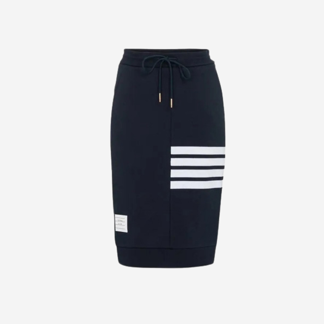 (W) 톰브라운 사선 스트라이프 스커트 네이비 | Thom Browne | KREAM
