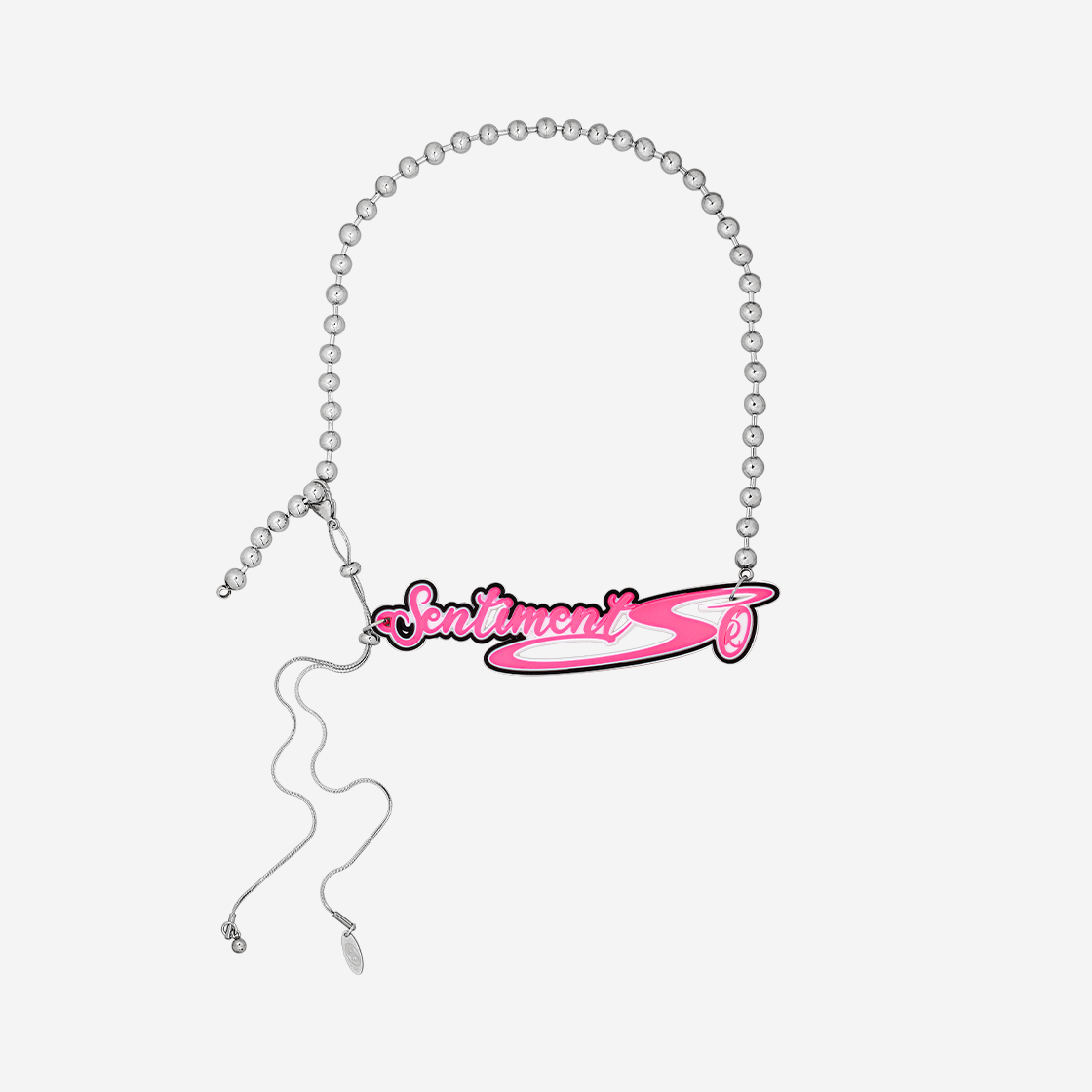센티멍 넘버 533 네크리스 핑크 | SENTIMENTS | KREAM