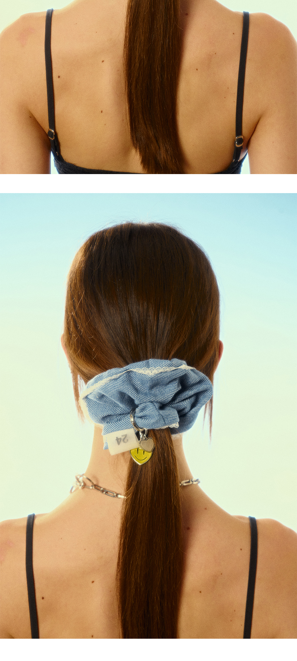 센티멍 넘버 547 헤어 스크런치 라이트 블루 | SENTIMENTS | KREAM