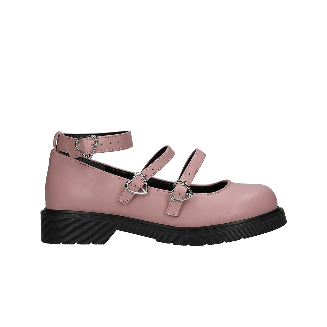 (W) 디어 마이 러브 크로스 벨트 리본 로우 힐 프린세스 펌프스 핑크 | Dear My Love | KREAM