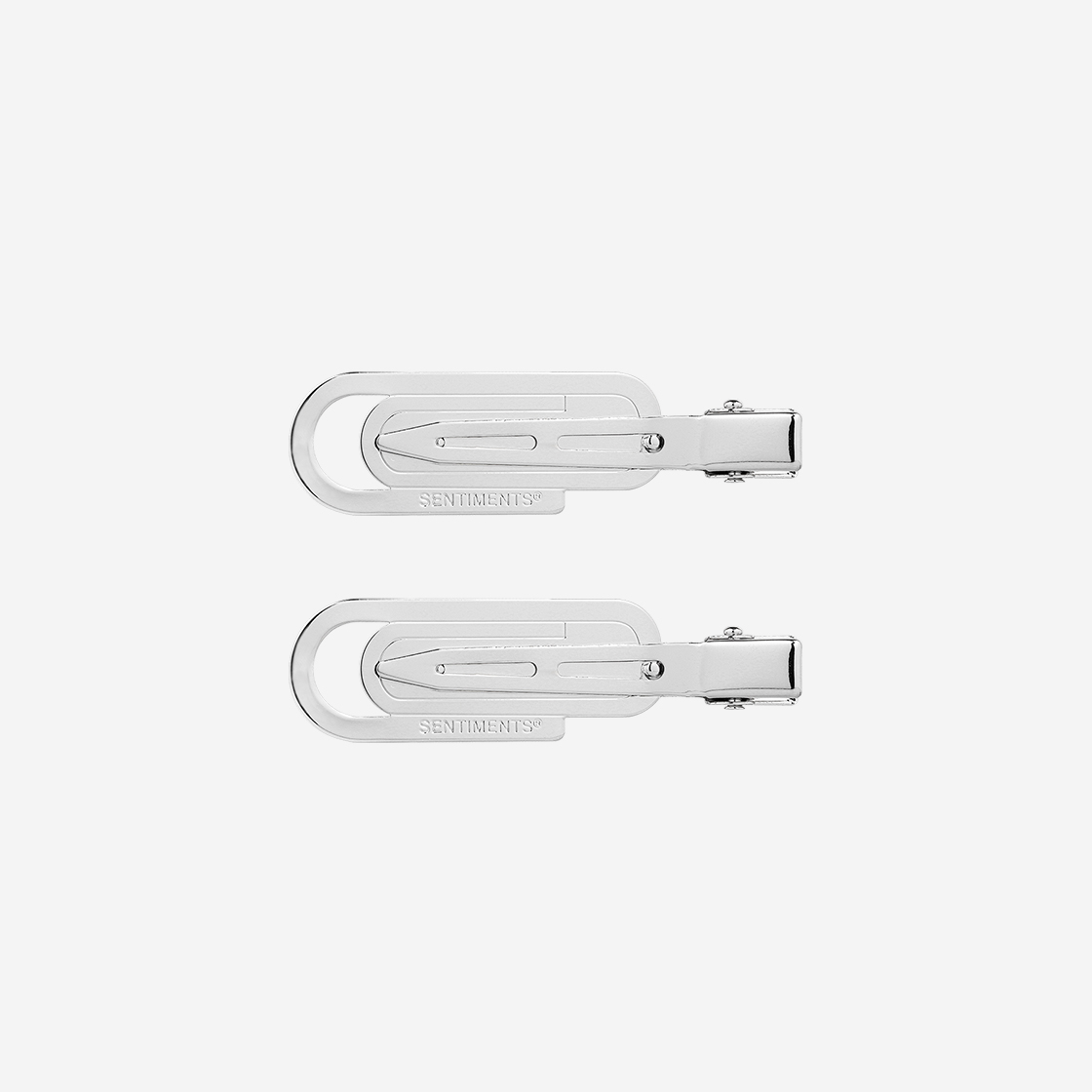 센티멍 넘버 545 서프보드 클립 헤어핀 실버 | SENTIMENTS | KREAM