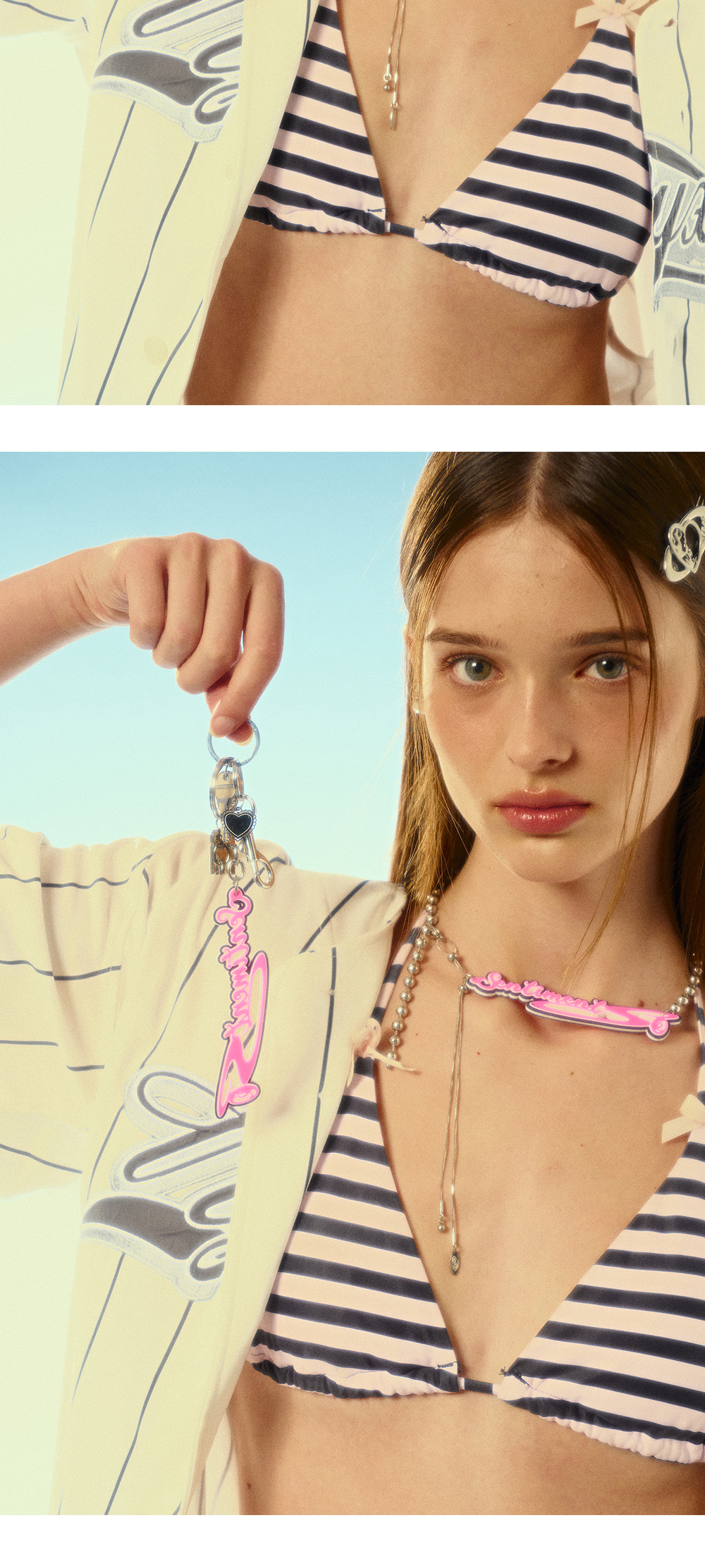 센티멍 넘버 534 키링 핑크 | SENTIMENTS | KREAM