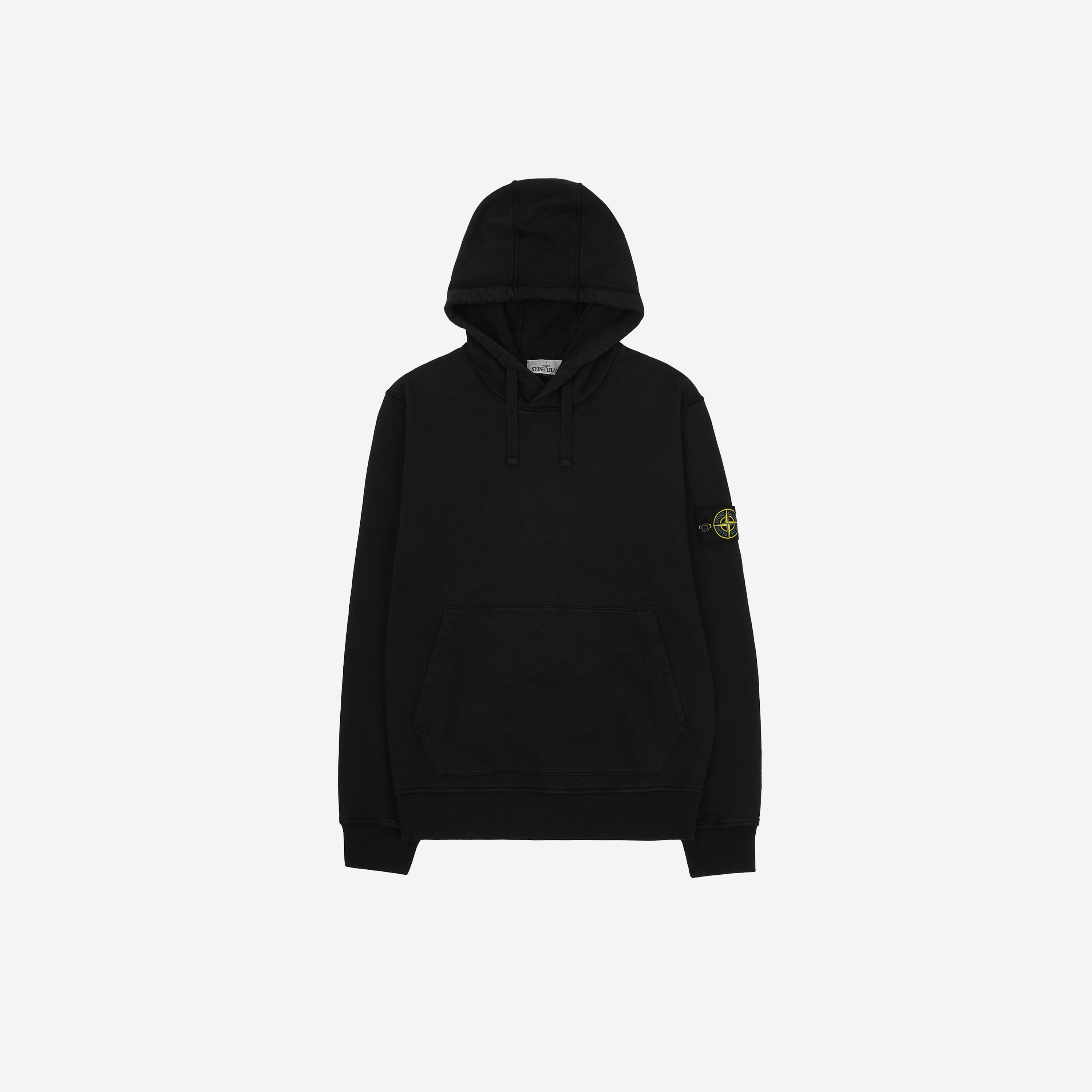 스톤 아일랜드 64151 코튼 플리스 후드 스웨트셔츠 블랙 - 22SS | KREAM
