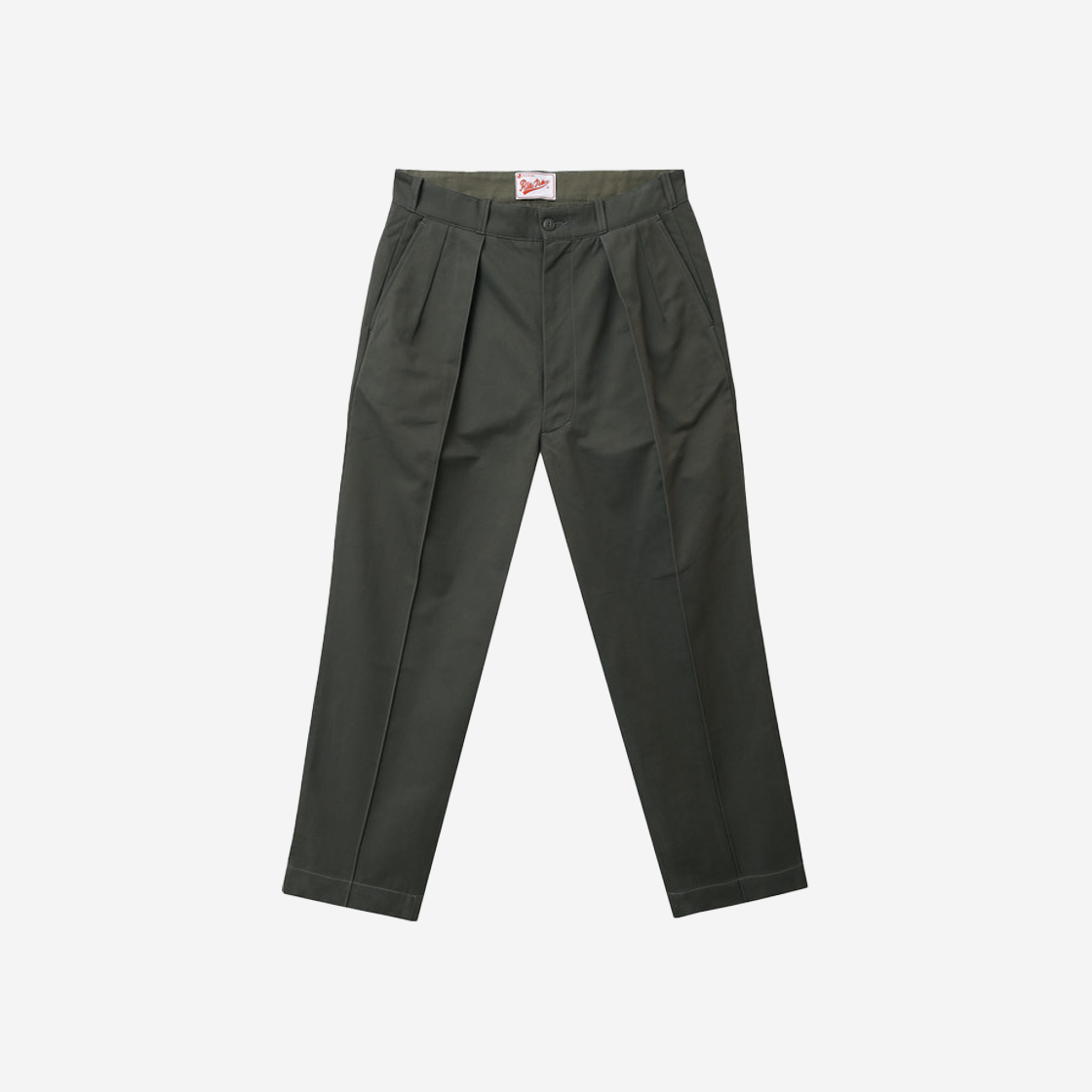 더 가이즈 폴라이트 노티스 투플리츠 코튼 치노 올리브 | The Guys | KREAM