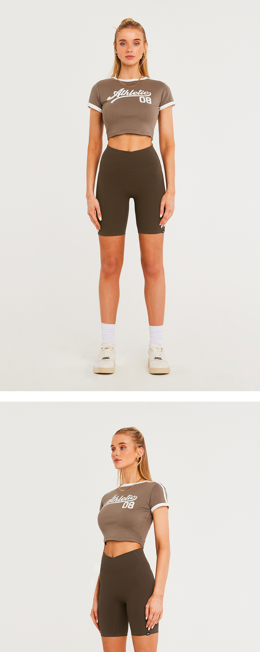 에이치덱스 우먼스 리브드 브이 4.0 바이커 쇼츠 브라운 | HDEX | KREAM