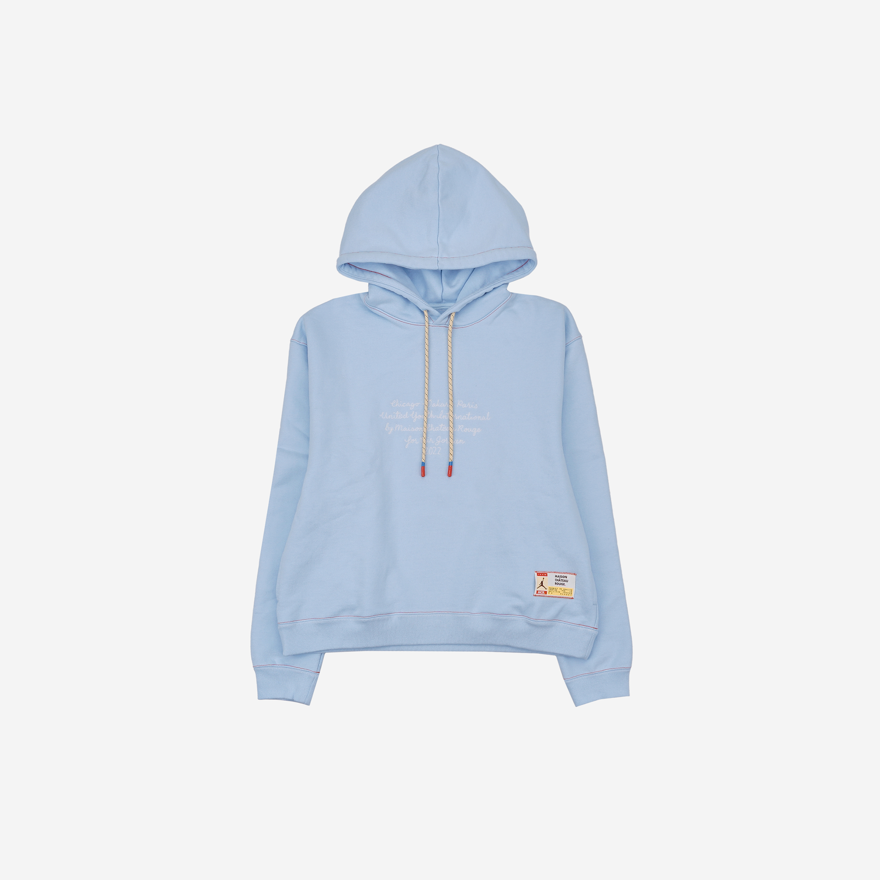조던 x 메종 샤또 루즈 플리스 후드 셀레스틴 블루 - US/EU | KREAM