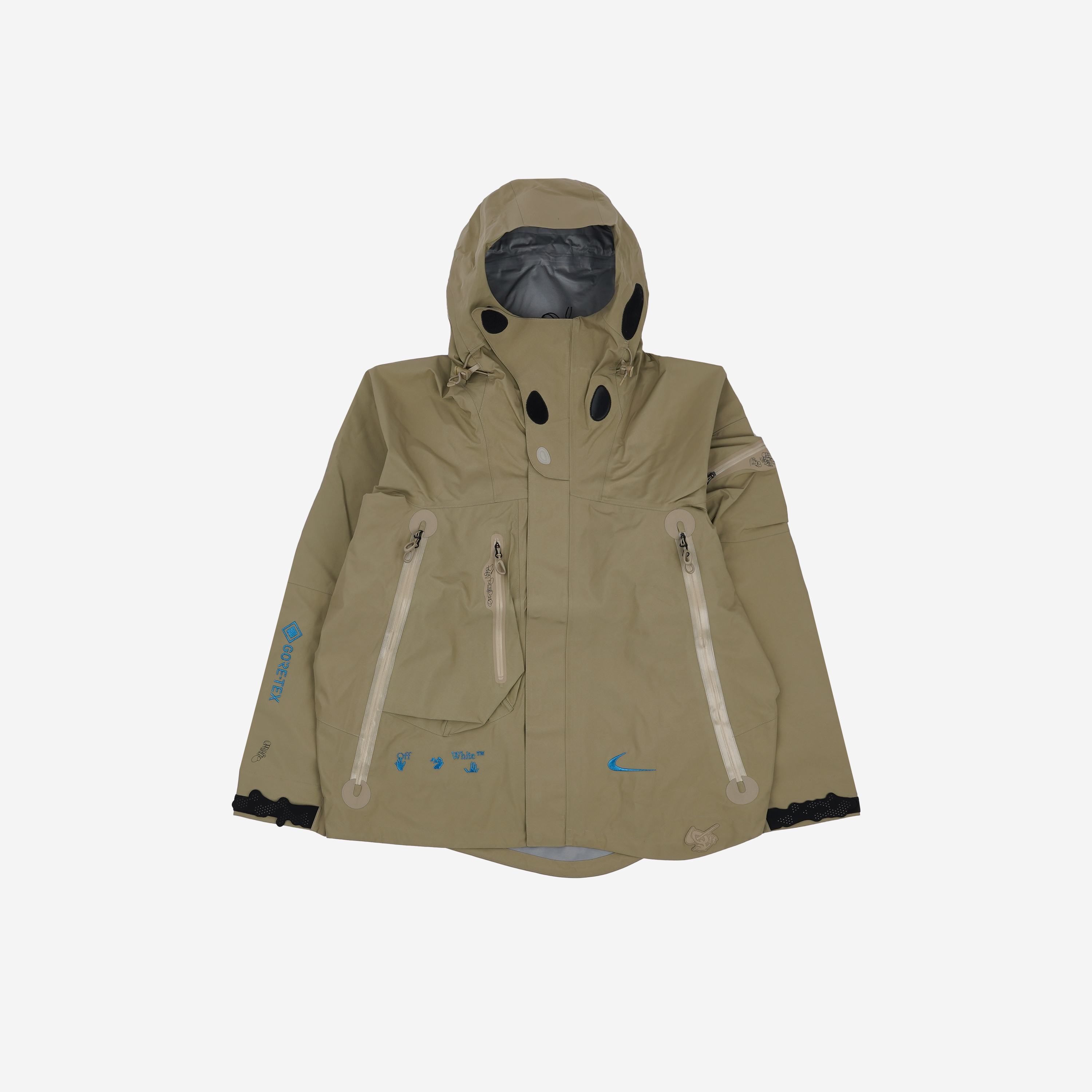 나이키 x 오프화이트 NRG 고어텍스 자켓 카키 - US/EU | KREAM