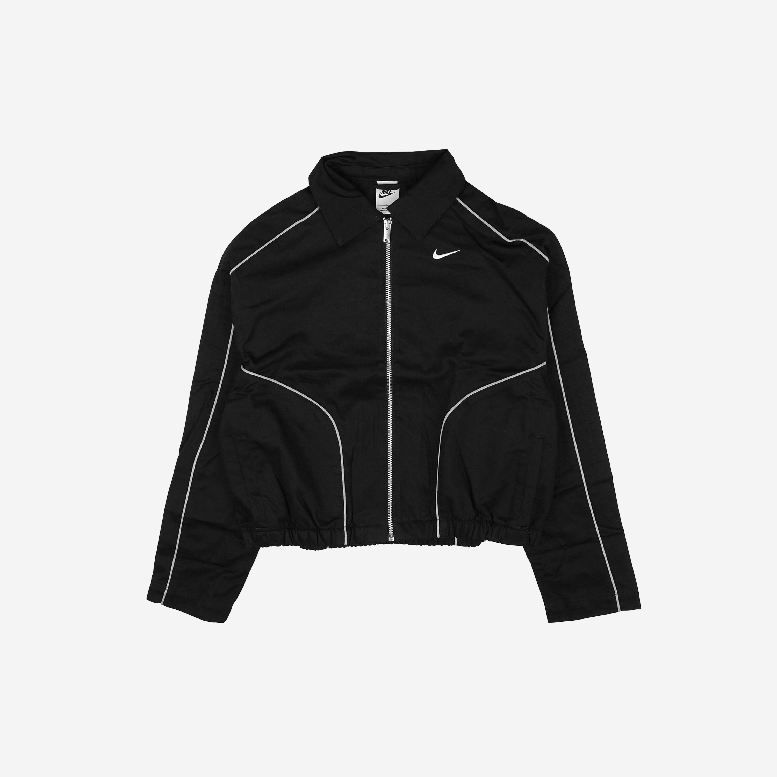 (W) 나이키 NSW 우븐 자켓 블랙 - 아시아 | KREAM