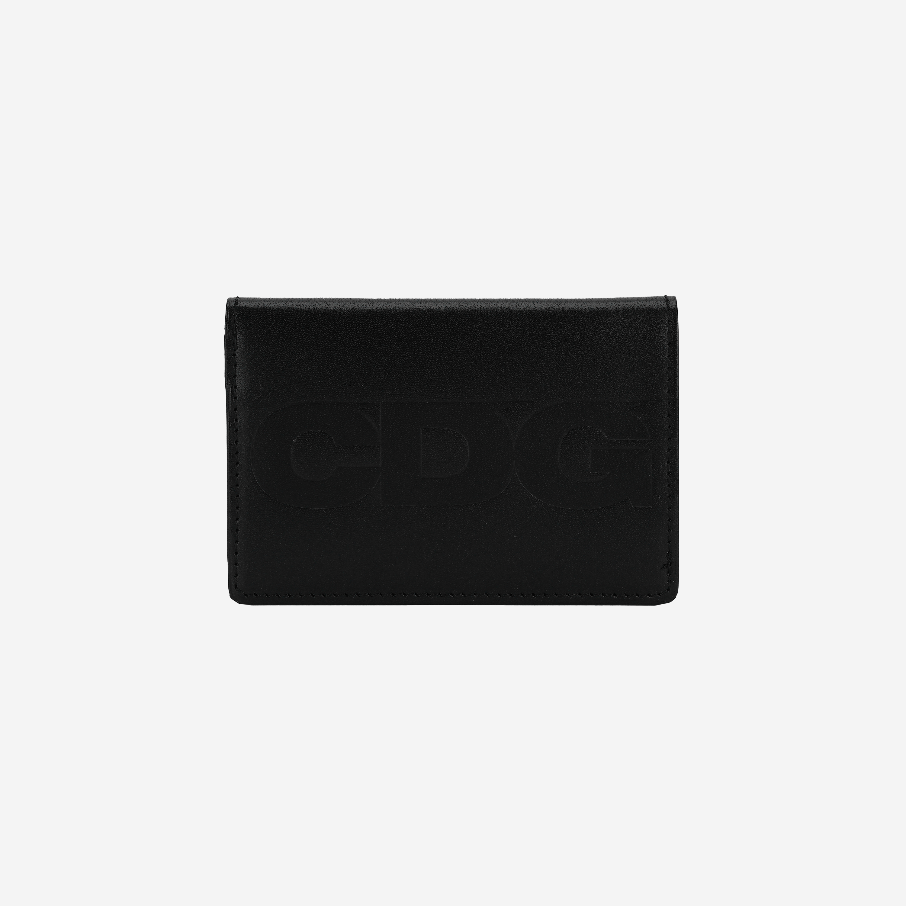 CDG 엠보스 로고 지갑 블랙 | KREAM