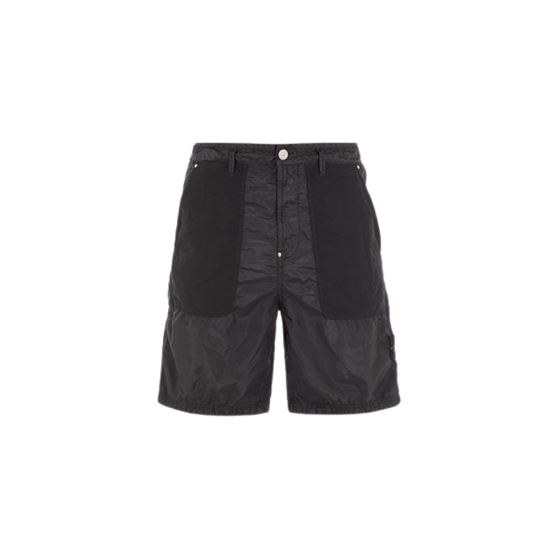 스톤 아일랜드 L1932 폴리에스터 텔라 위드 데이비드 라이트-TC 컴포트 핏 버뮤다 쇼츠 블랙 - 24SS | Stone ...