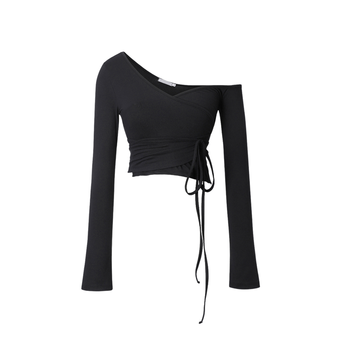 (W) 쓰리타임즈 랩타이 가디건 블랙 | Threetimes | KREAM