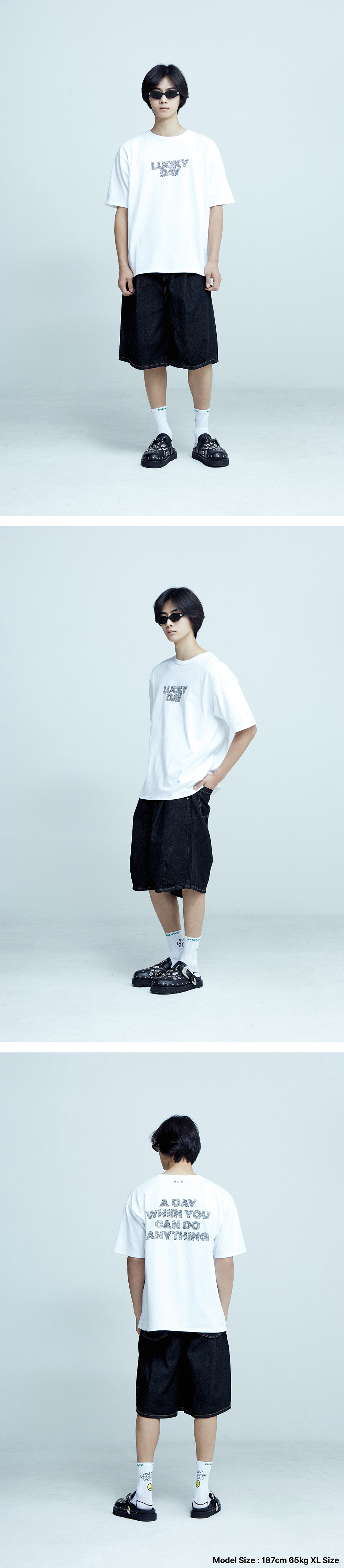 알디브이제트 럭키 데이 클로버 티셔츠 화이트 | RDVZ | KREAM