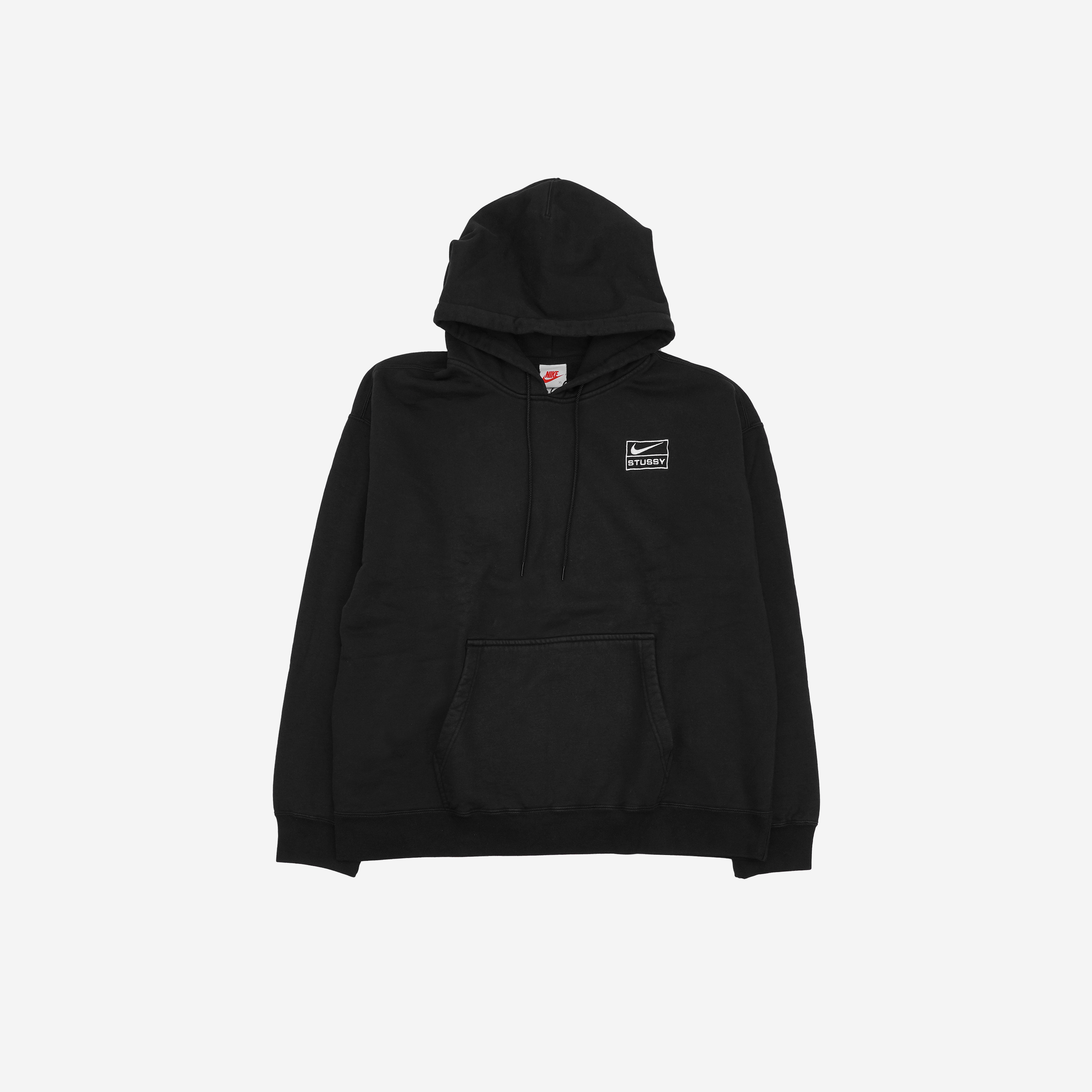 나이키 x 스투시 NRG RA 워시드 풀오버 후드 블랙 (DN4028-010) | KREAM