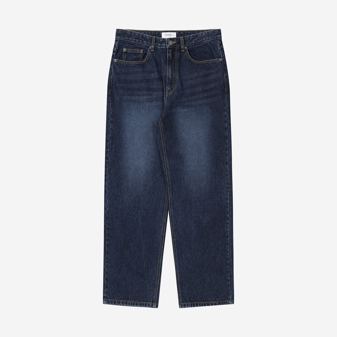 커스텀멜로우 스트레이트 핏 진 블루 | Customellow | KREAM