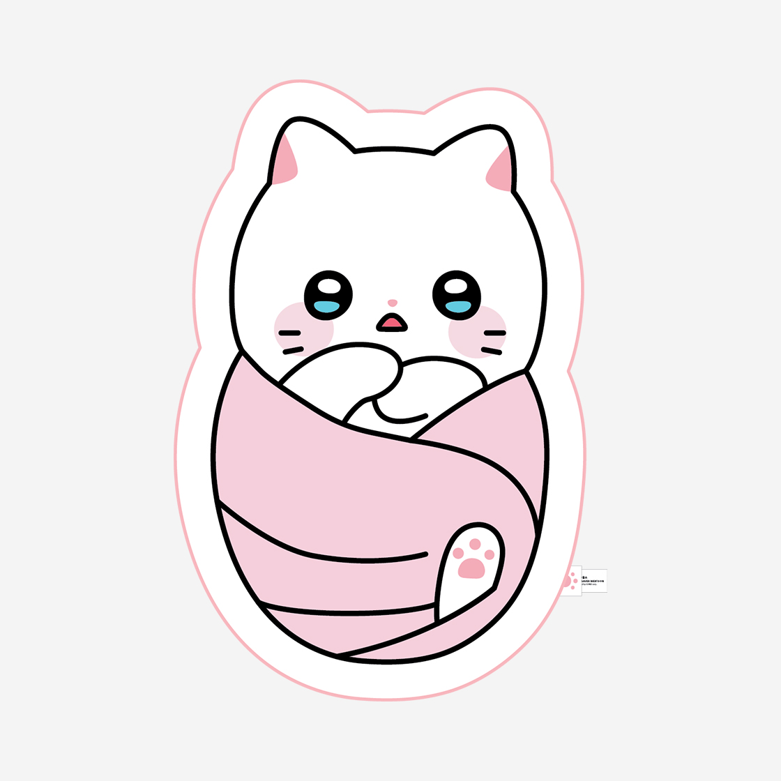 냐한남자 부리또 납작 쿠션 춘배 | Meow Man | KREAM