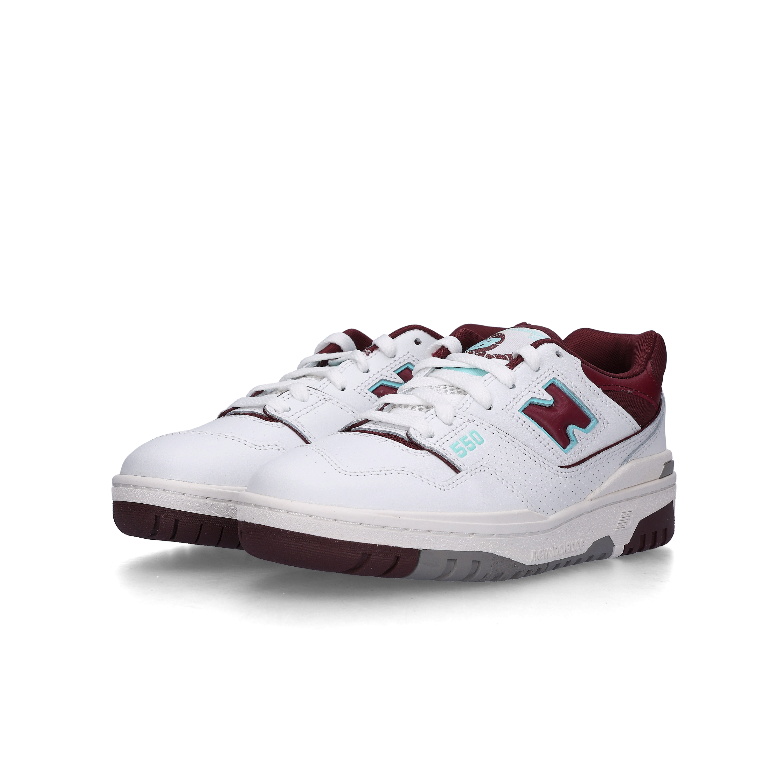 뉴발란스 550 버건디 시안 - 2E 와이드 | KREAM