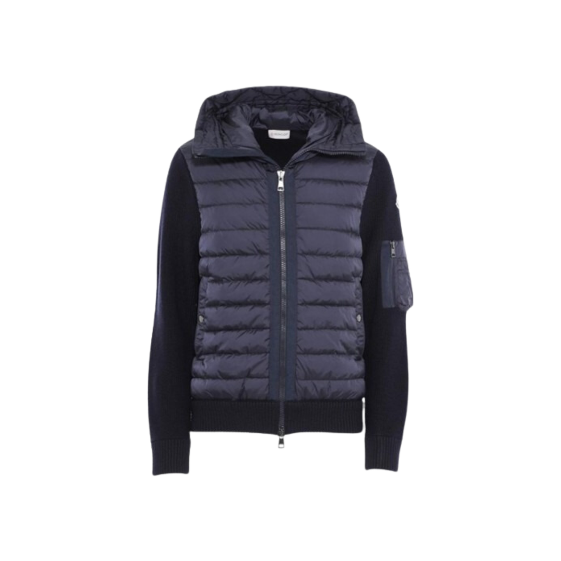 몽클레르 패딩 울 후드 네이비 블루 - 24FW | Moncler | KREAM