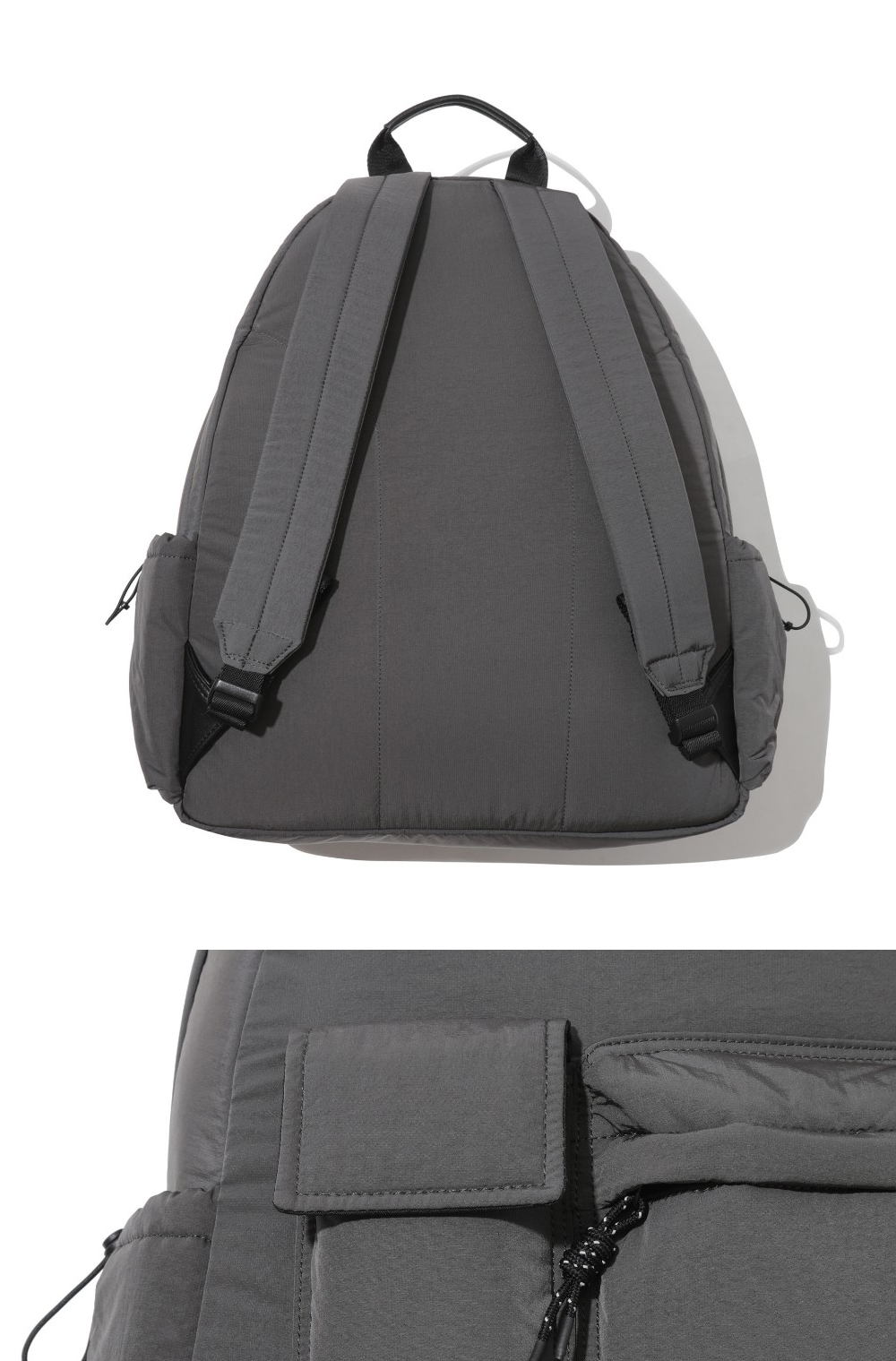 커스텀멜로우 에센셜 나일론 백팩 그레이 | Customellow | KREAM