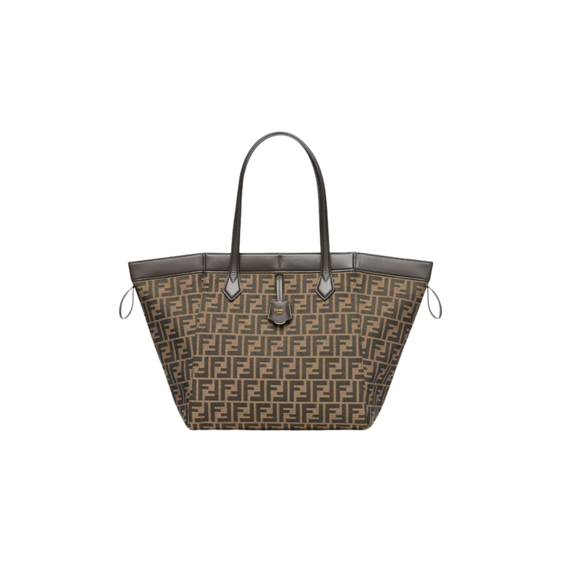 펜디 오리가미 FF 자카드 라지백 브라운 | Fendi | KREAM