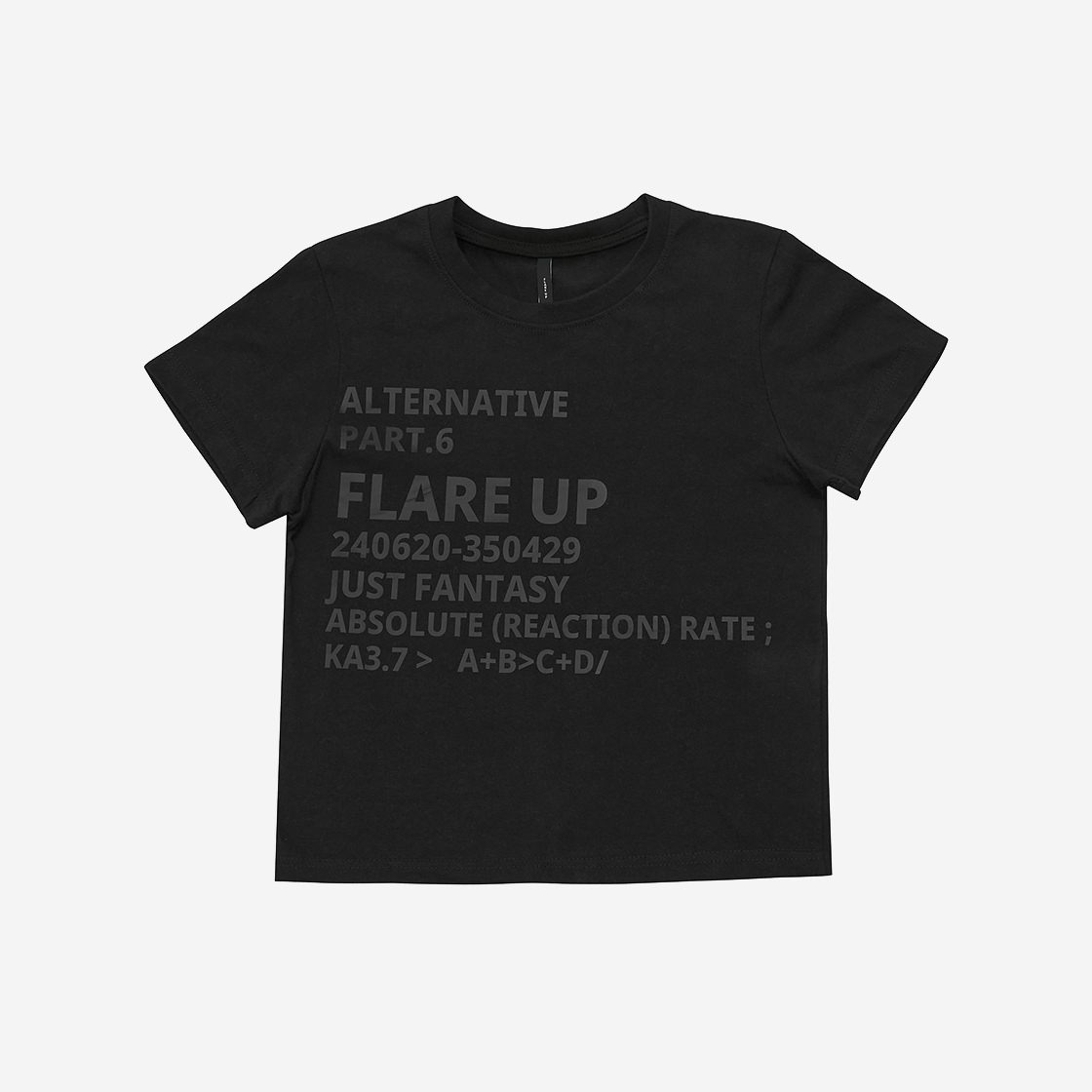 플레어업 얼터너티브 티셔츠 블랙 | FLAREUP | KREAM