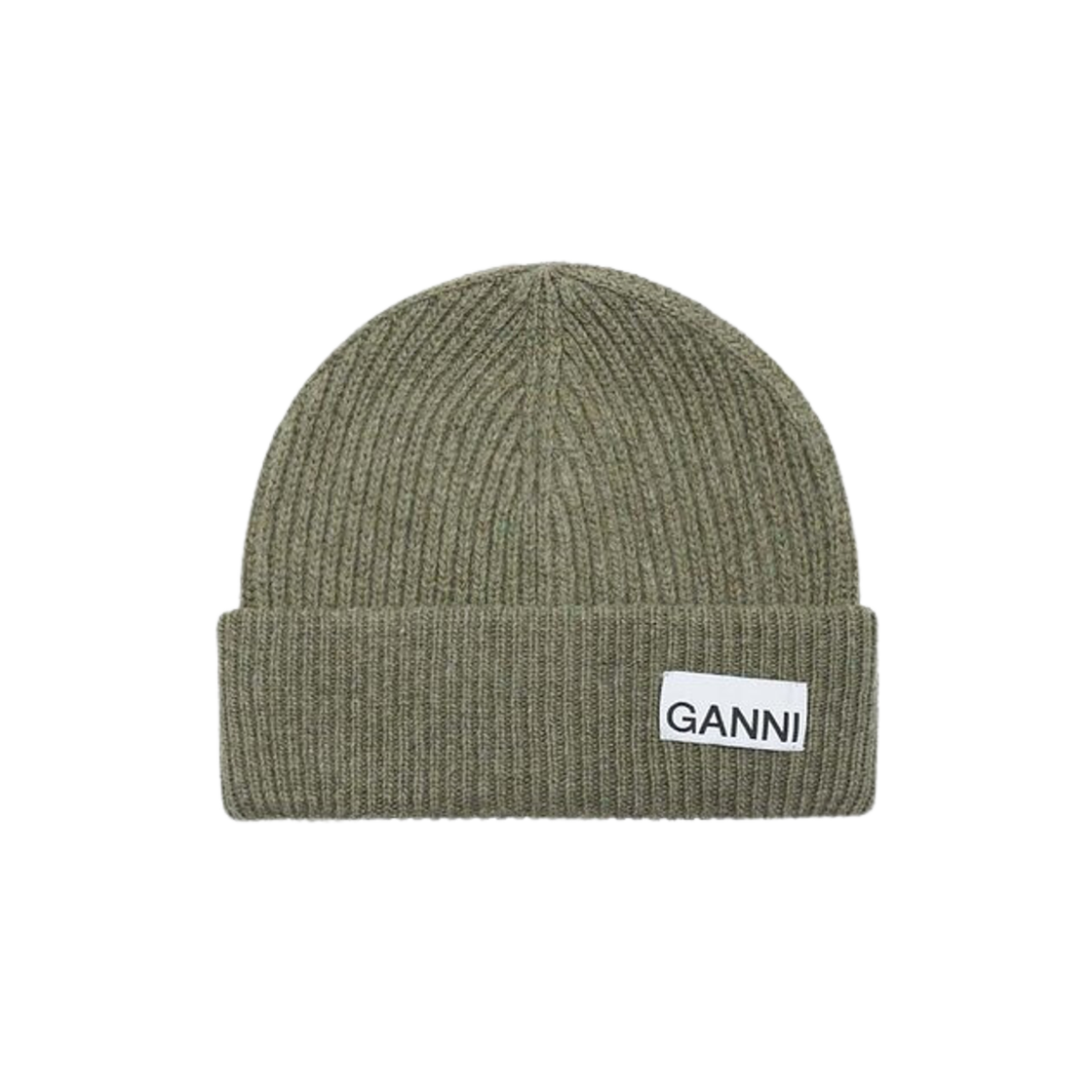 가니 로고 택 립 비니 더스티 올리브 | Ganni | KREAM