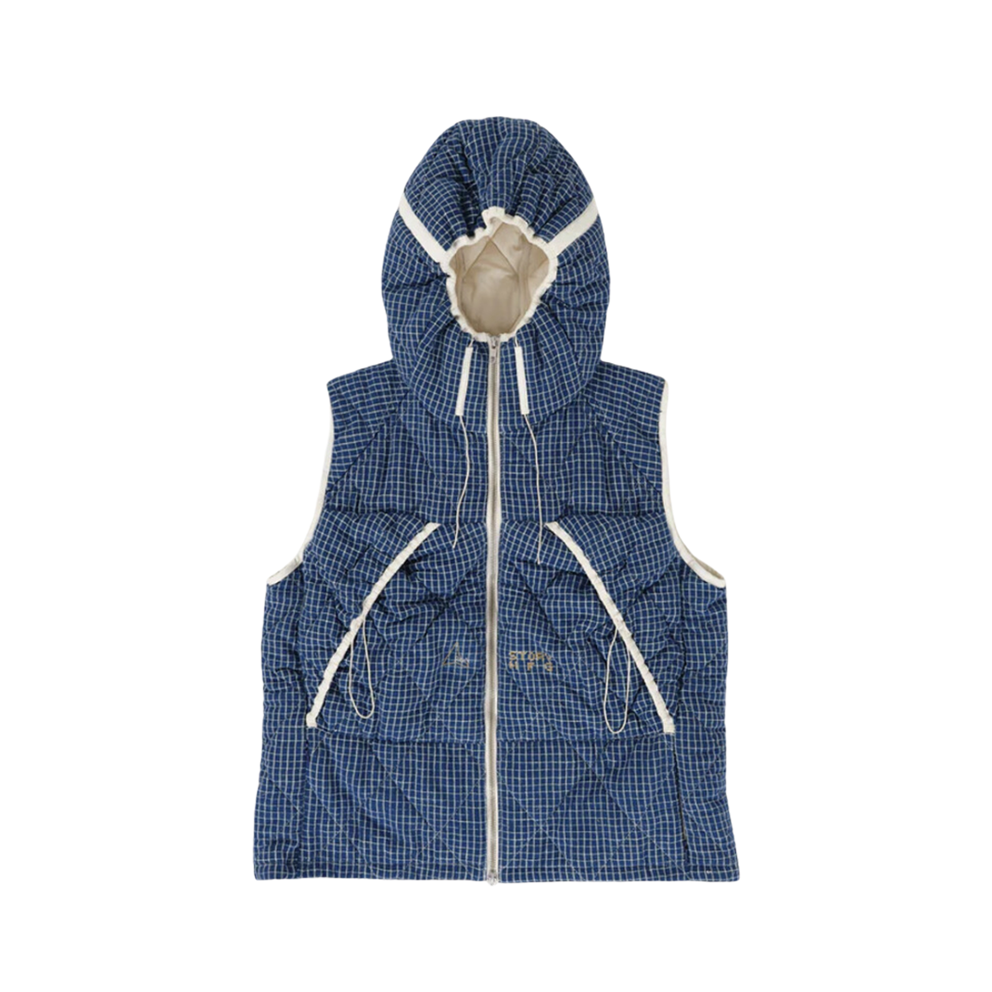 로아 x 스토리 mfg. 베스트 인디고 체크 핸드룸 | ROA | KREAM