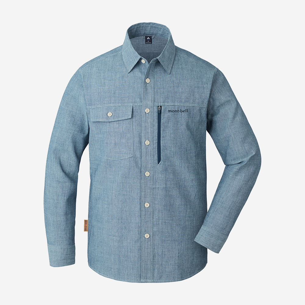 몽벨 푸에고 둔가리 셔츠 블루 | Montbell | KREAM