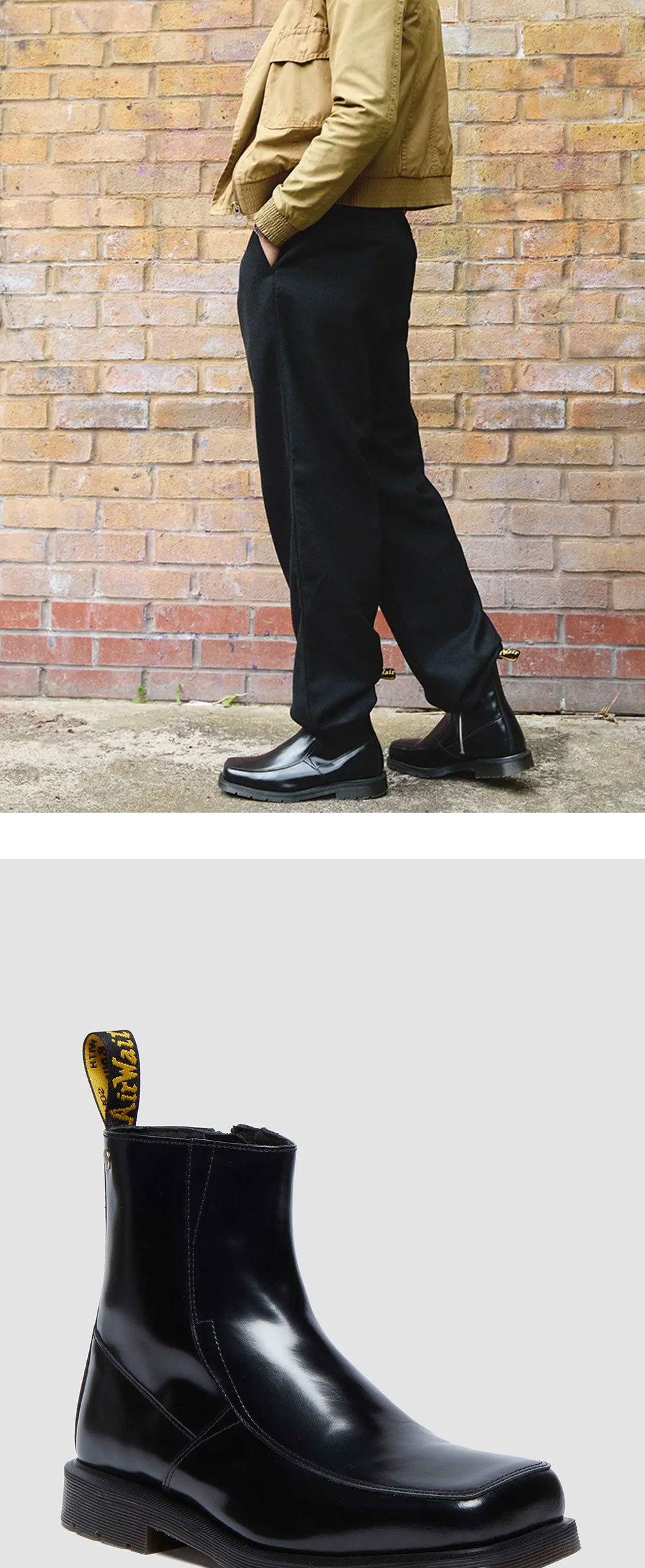 닥터마틴 더로우 집 부츠 블랙 - 24FW | Dr. Martens | KREAM